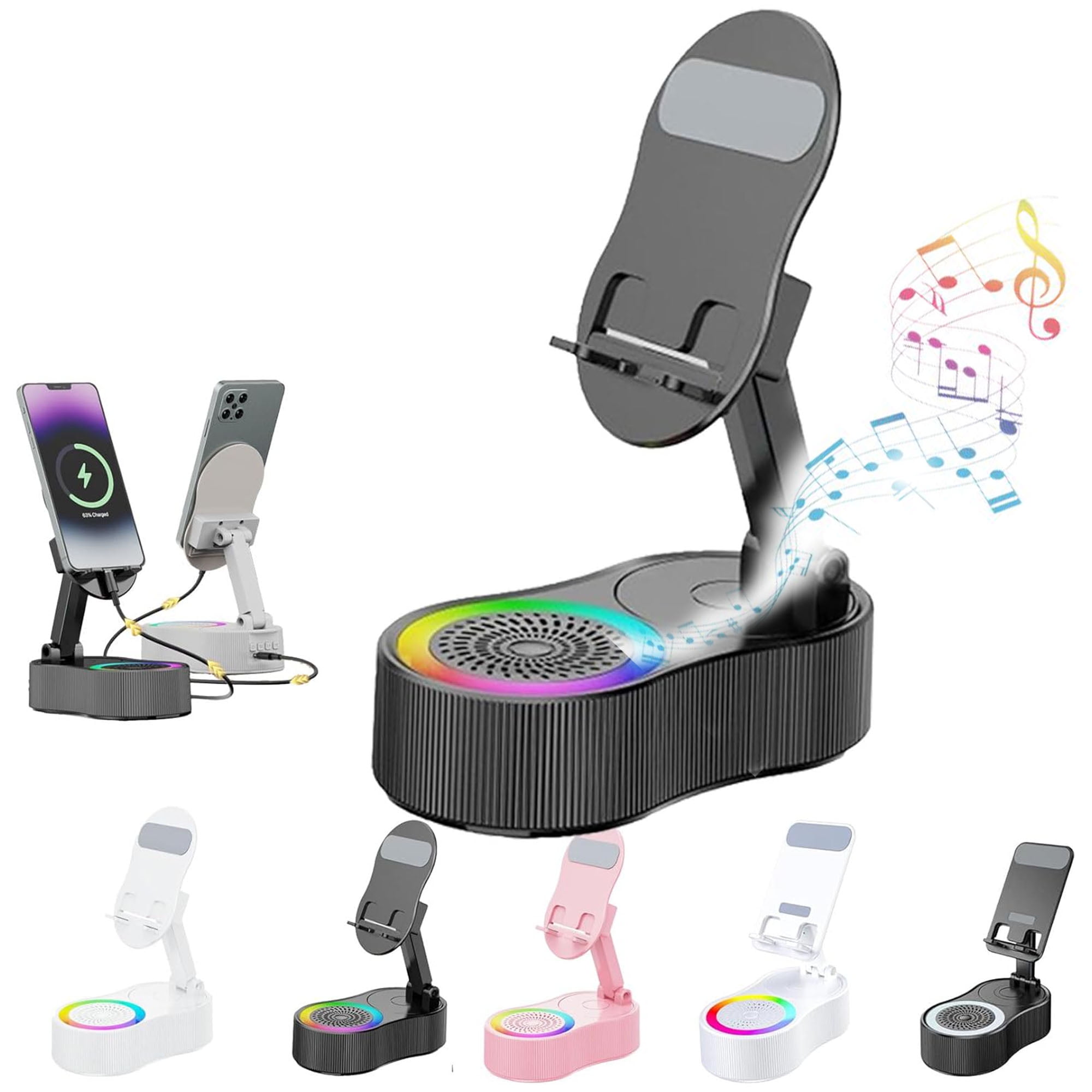 Sonicdrop Dock – No-Pair Magic Speaker & Charging Stand, Drop-to-Play ...