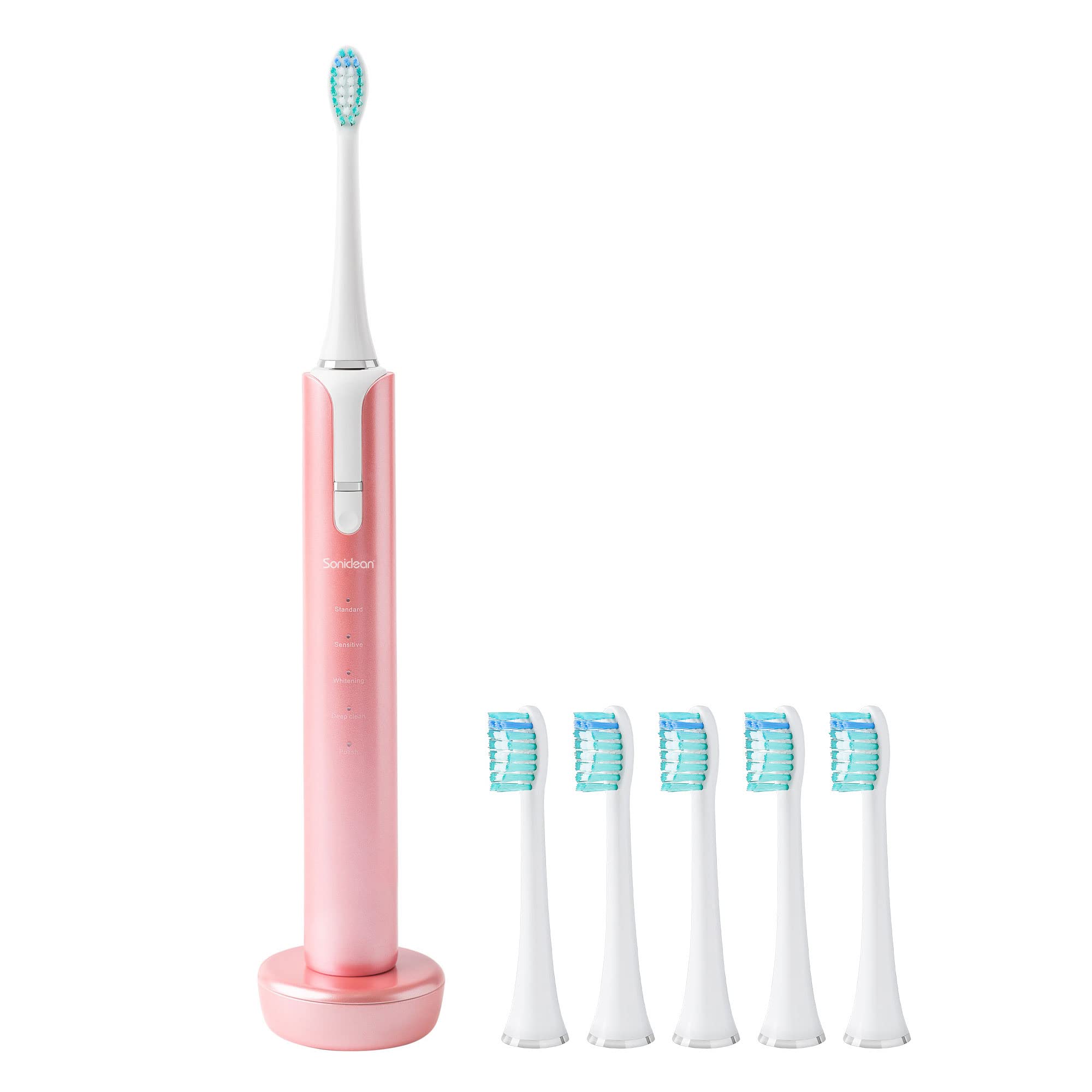 Soniclean Lux Sonic Toothbrush KEF16 for Adults with 6 Toothbrush Heads ...