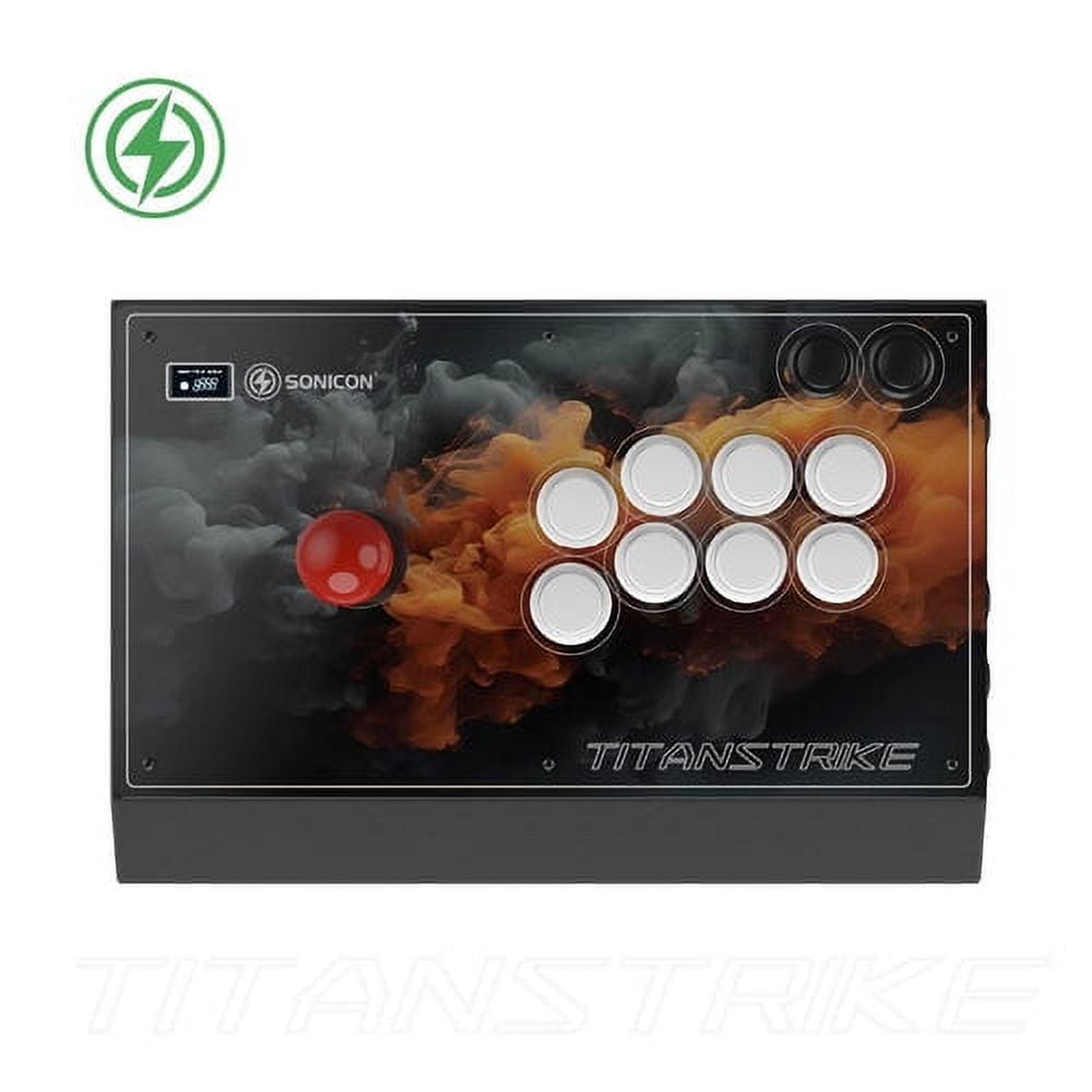 Sonicon TitanStrike Arcade Fight Stick in Full Metal Case w/ Sanwa ...