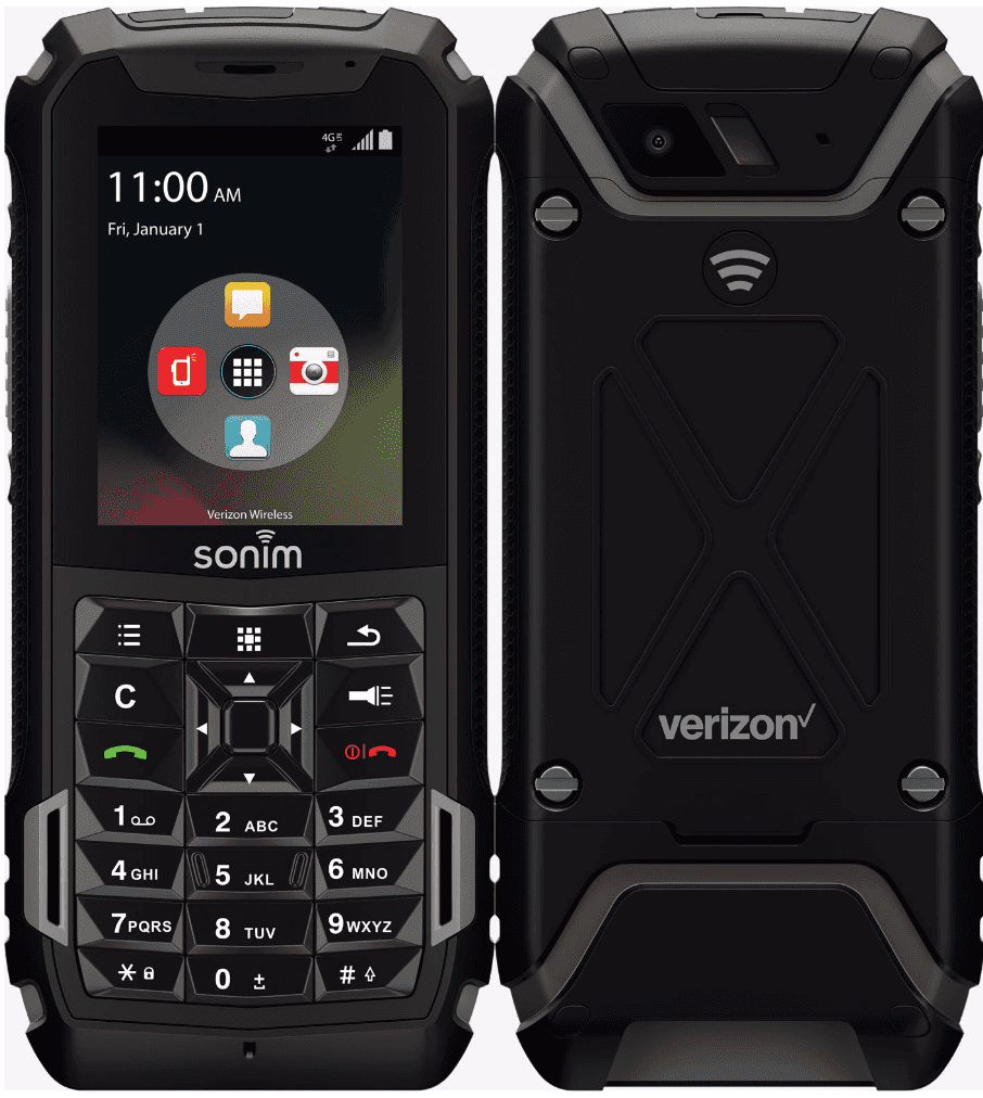 Verizon Wireless Sonim XP5 XP5700 4G LTE Rugged Cell Phone with Push to ...