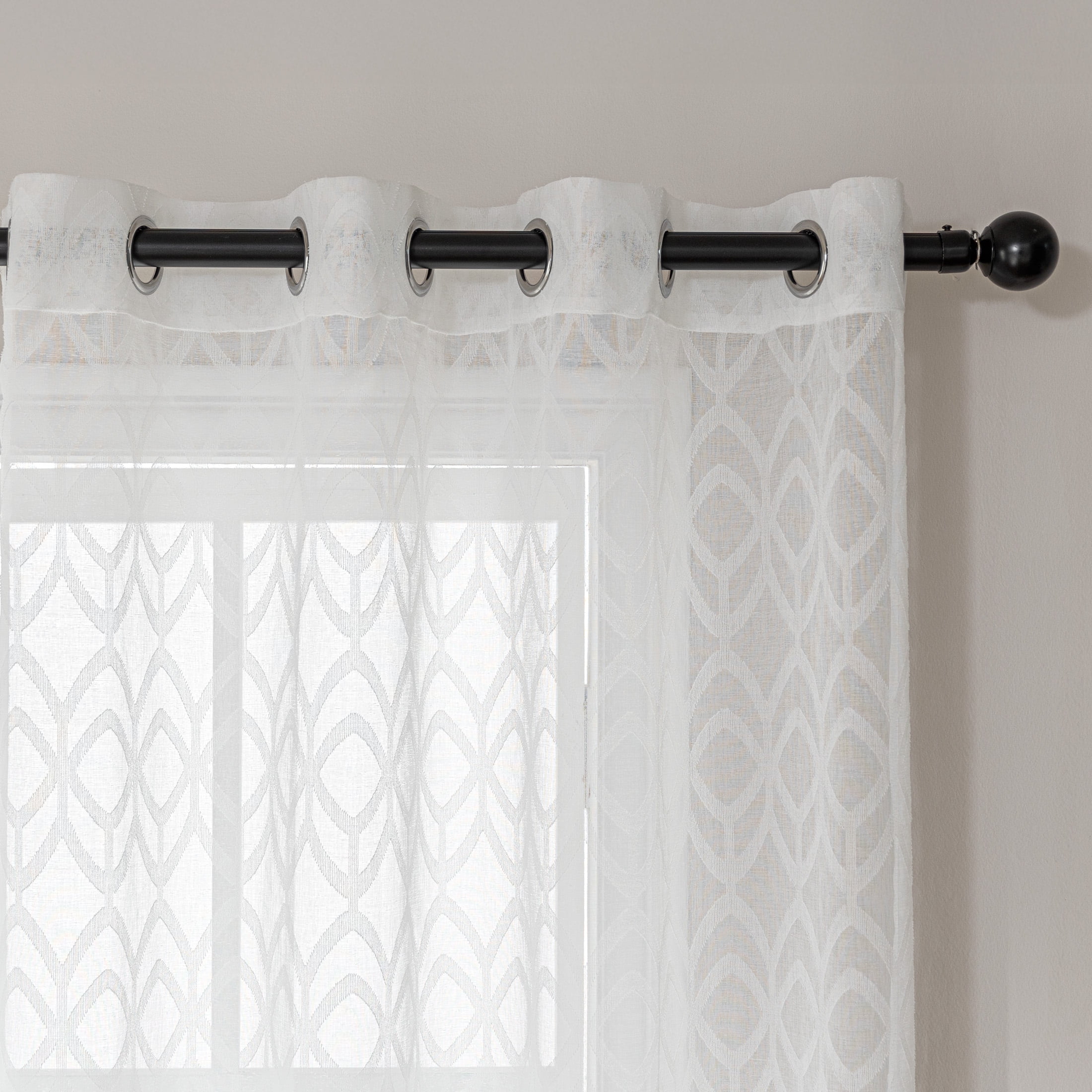 Sonive Sheer Curtains Valances Light Filtering Privacy for Living Room ...