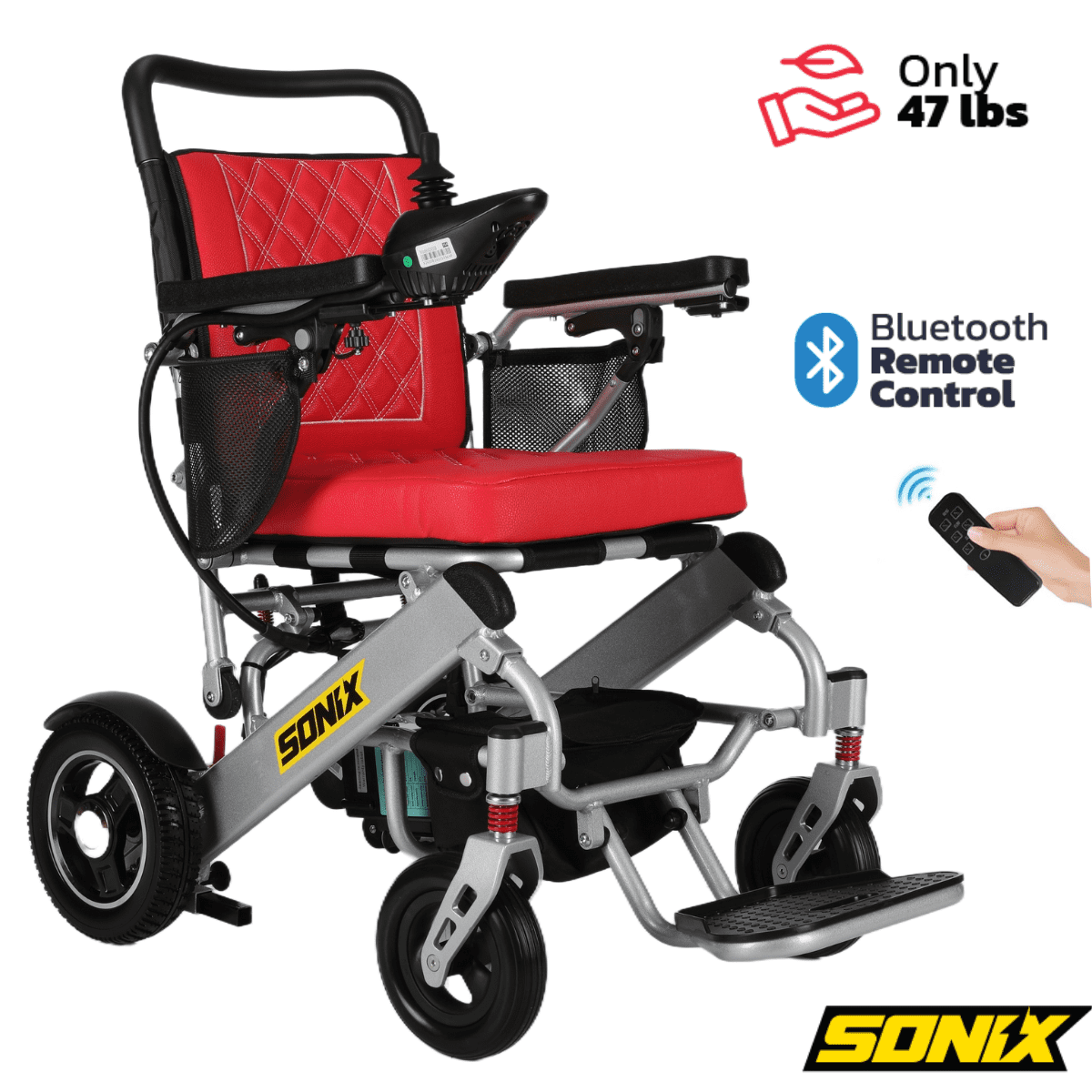 Sonix DX15 Electric Wheelchair – Strong & Lightweight, Only 47lbs ...