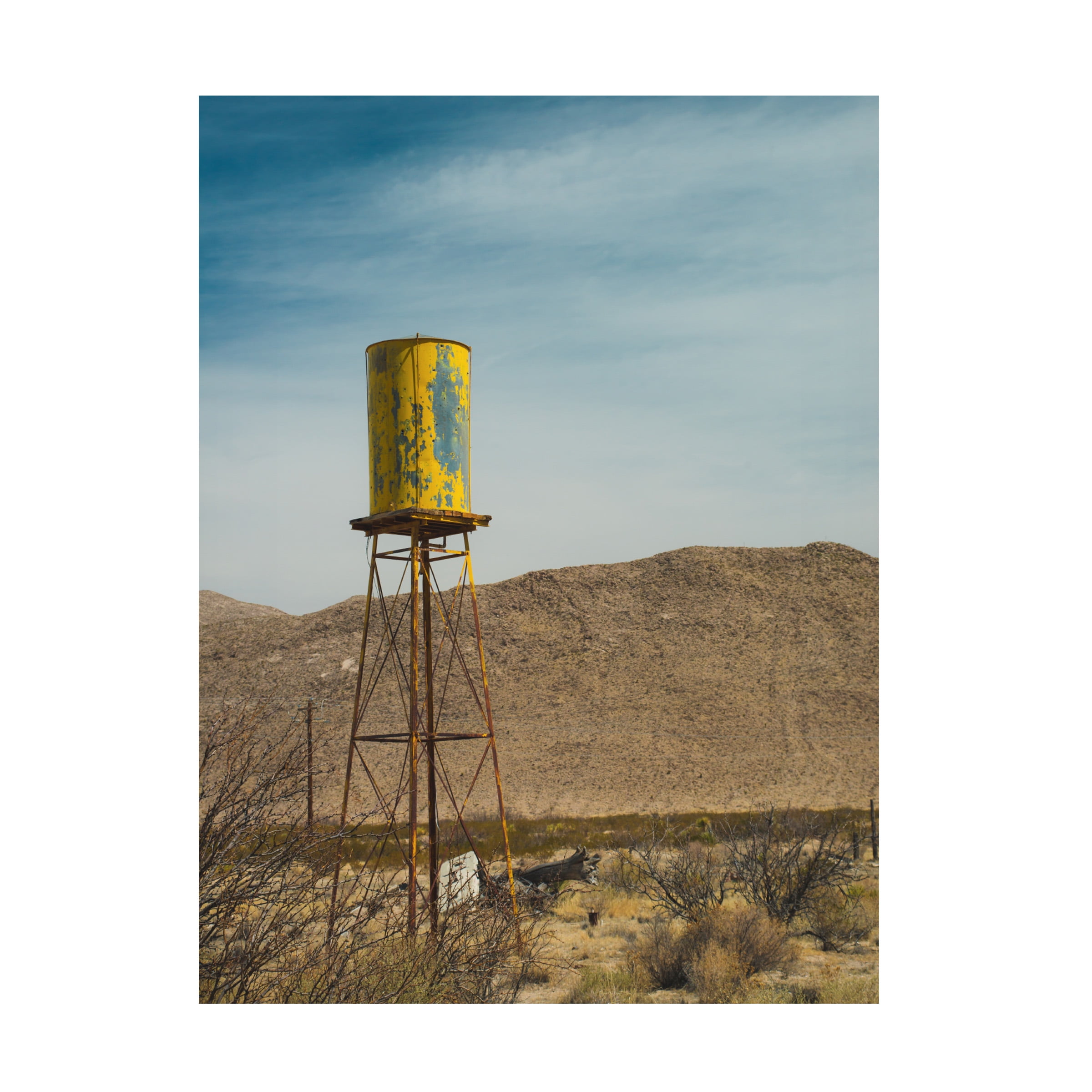 Sonja Quintero 'Yellow Water Tower I' Canvas Art - Walmart.com