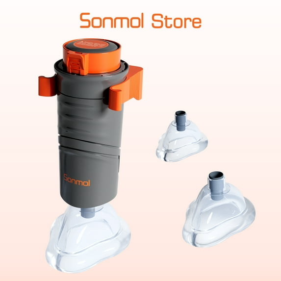 Sonmol Classic First Aid Kit for All Ages, 3 Masks & Wall mount & Dust ...