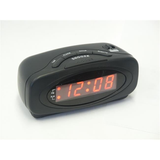 Sonnet Industries LED Alarm Clock, Matte Black - Walmart.com