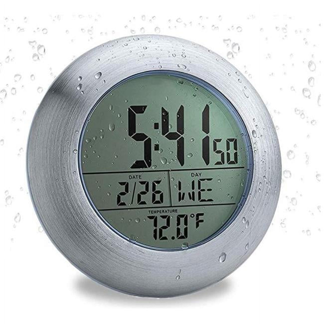 Sonnet Industries T-4691S Atomic Suction Cup Bathroom Clock with 4 ...