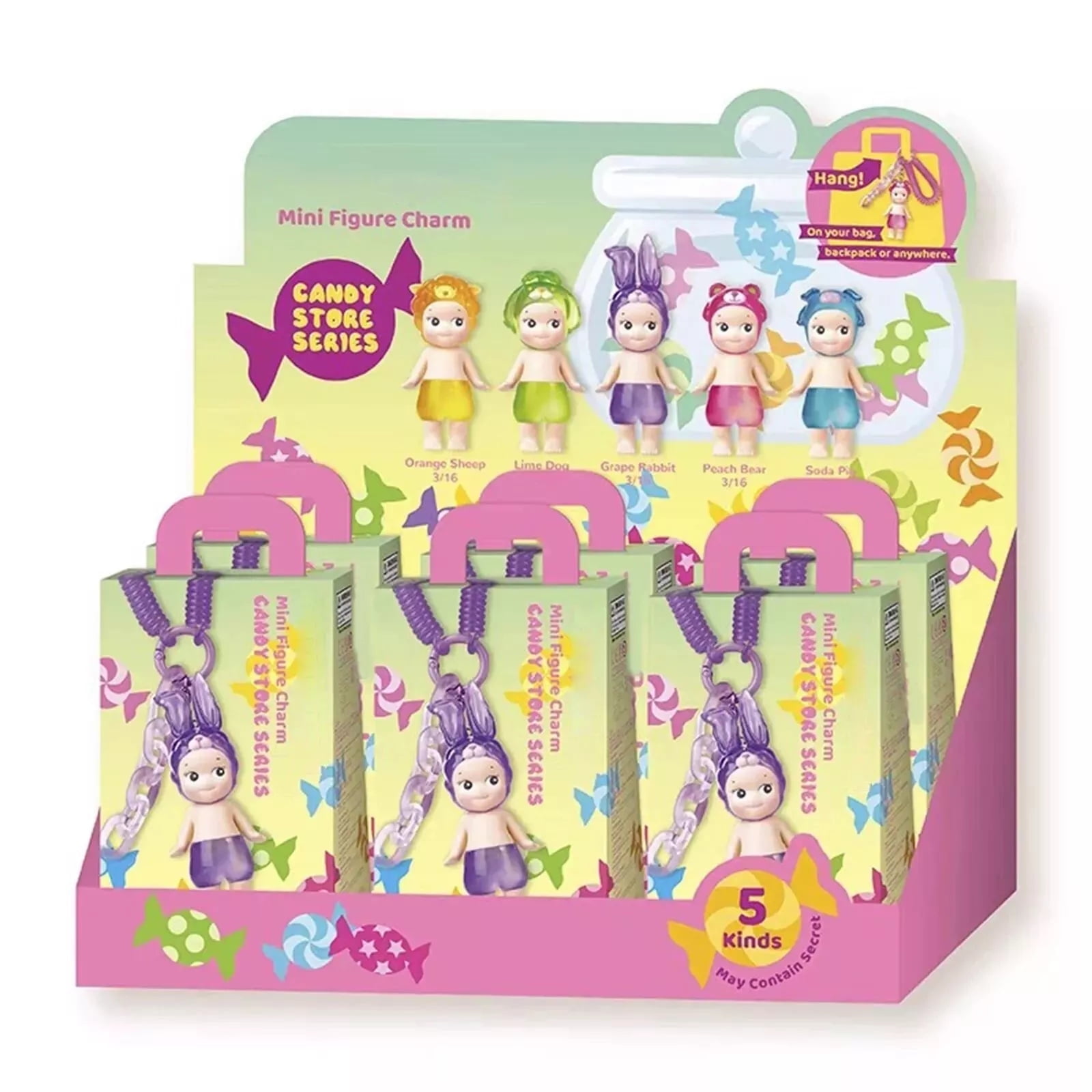 Sonny Angel Candy Store Charm Series - 6 PCS Collectible Blind Box Set ...