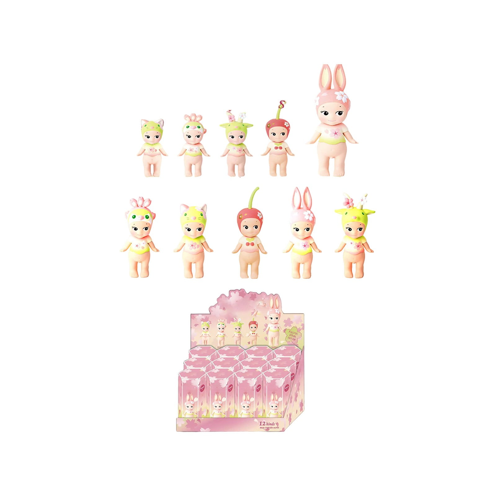 Sonny Angel Cherry Blossom Series Mini Figure – 3.15" Standing Pose ...