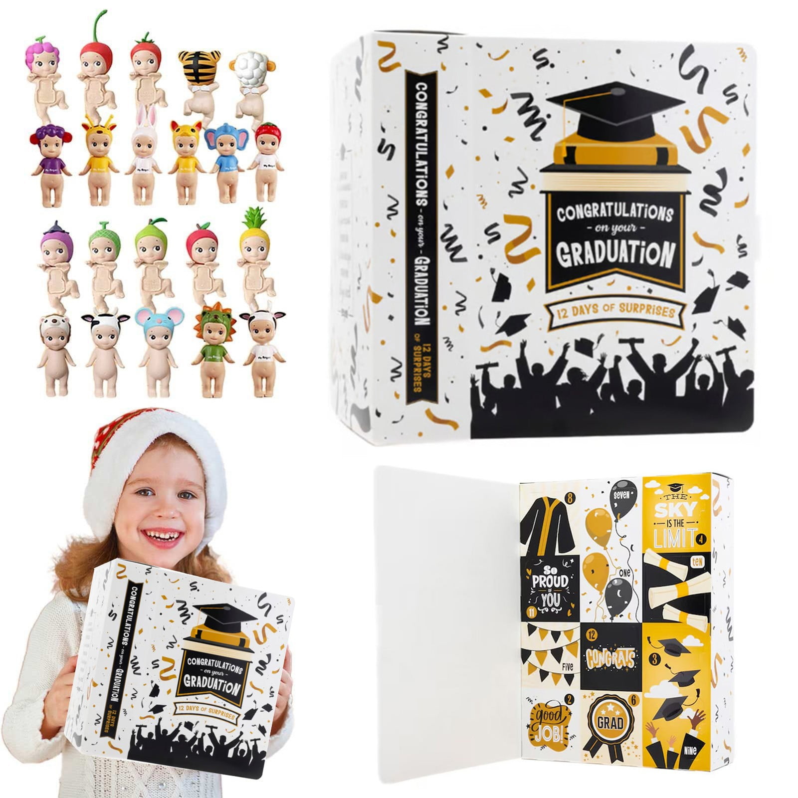 Sonny Angel Countdown Calendar Blind Box Figurine 12PCS Mini Figure ...