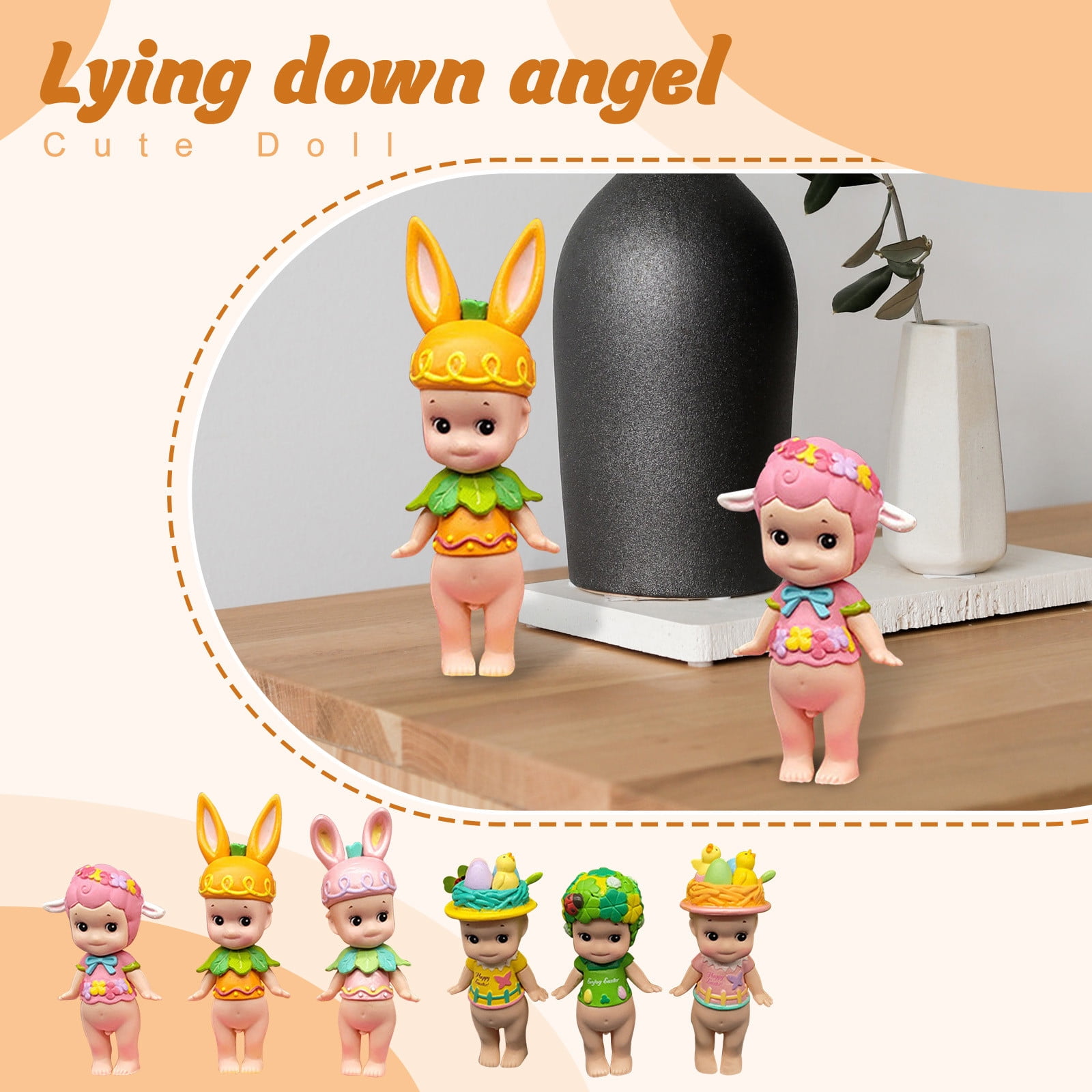 Sonny Angel Easter Series - 6Pc Mini Figure Blind Box Living Room Decor ...