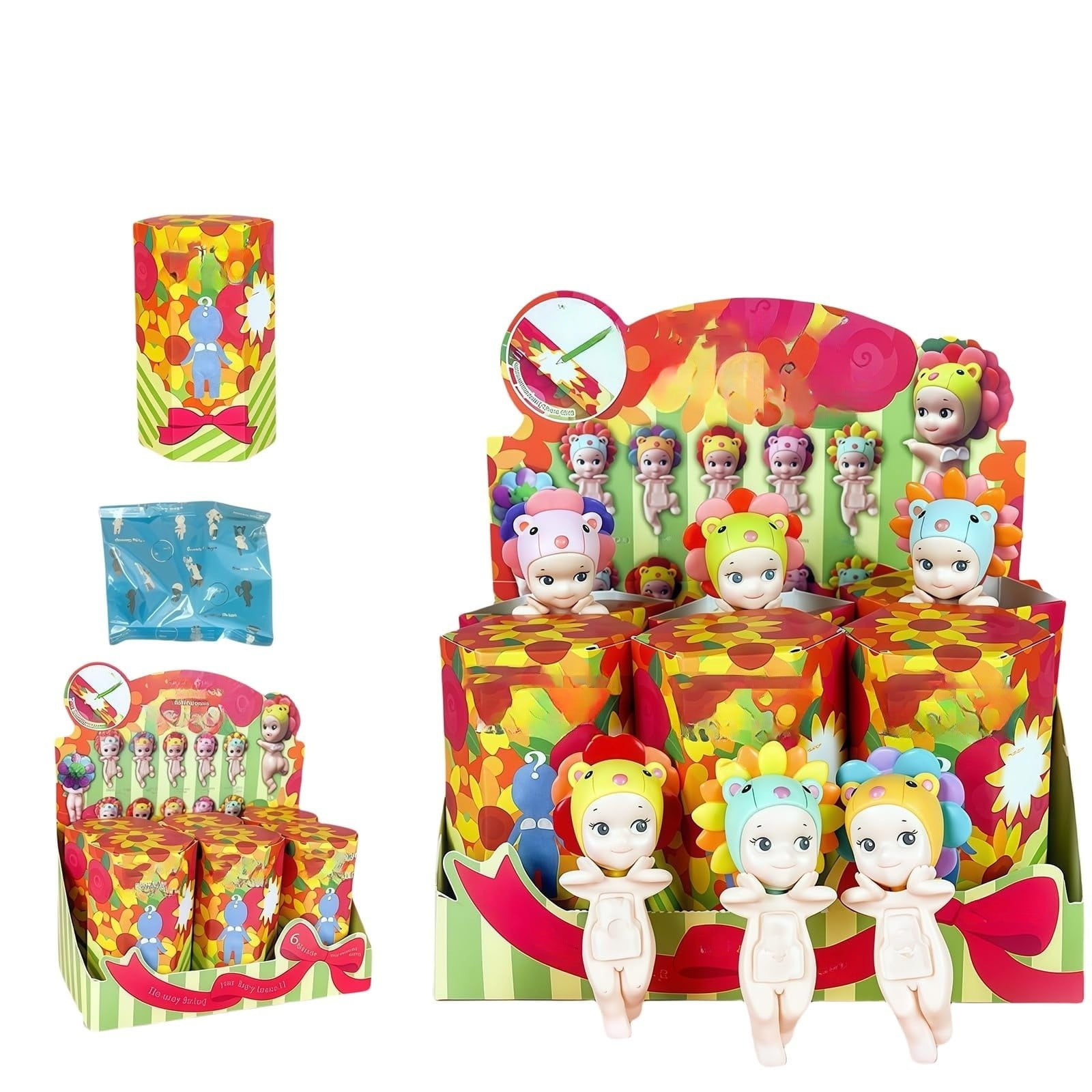 Sonny Angel Flower Gift Series 6PCS Sealed Blind Box Sonny Angel ...