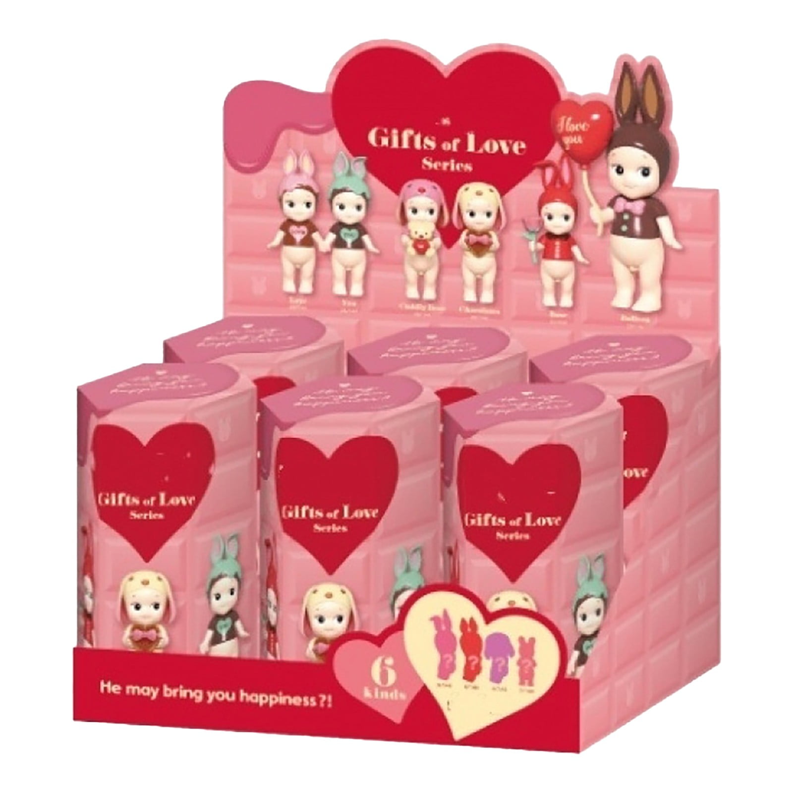 Sonny Angel Gifts of Love Series - Standing Style Blind Box Set,6Pcs ...