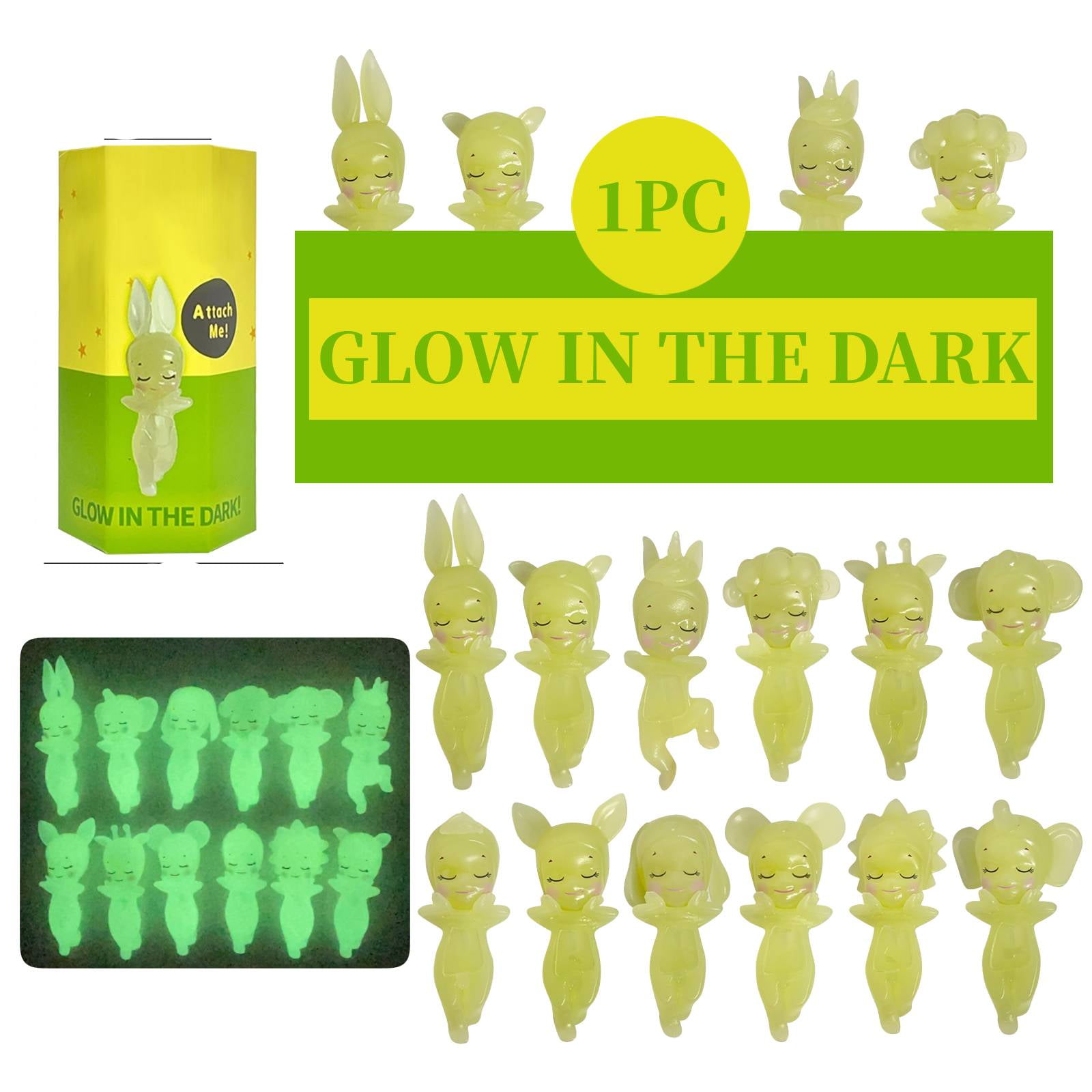 Sonny Angel Glow in The Dark Mini Figure, 1 PCS Assorted Blind Box ...