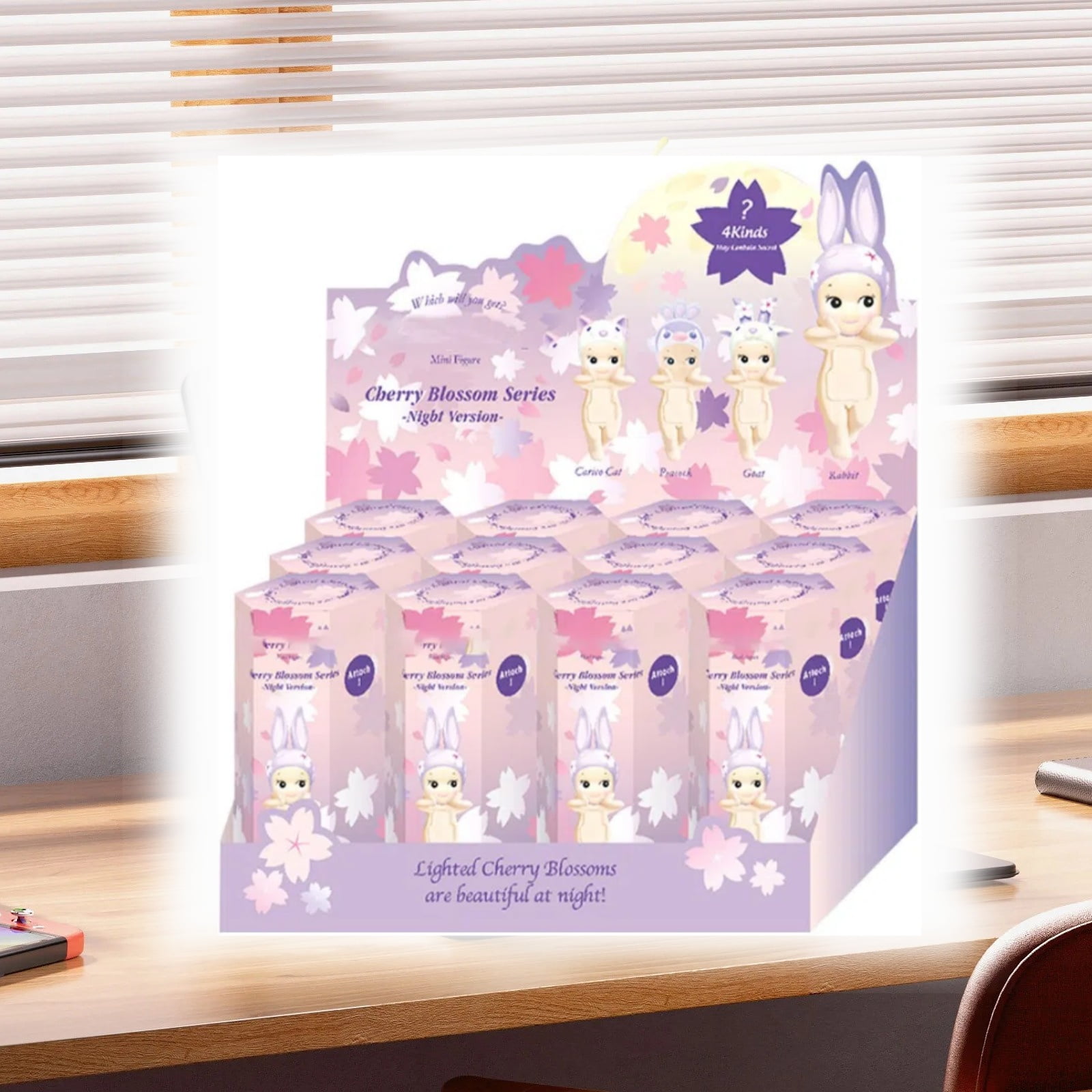 Sonny Angel HIPPERS Cherry Blossom Series - Night Version - 5 Pc Blind ...