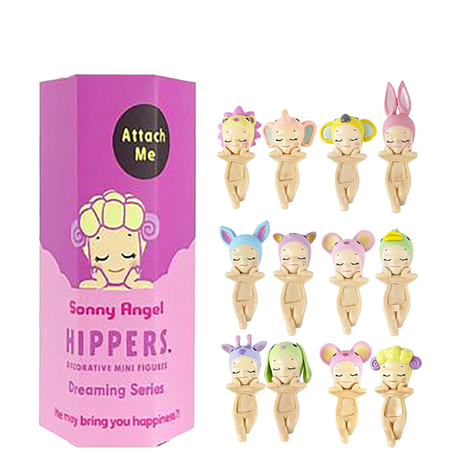 Sonny Angel Hippers Dreaming Series, 1 Pieces Random Style Hippers Figure Christmas Decorations ...