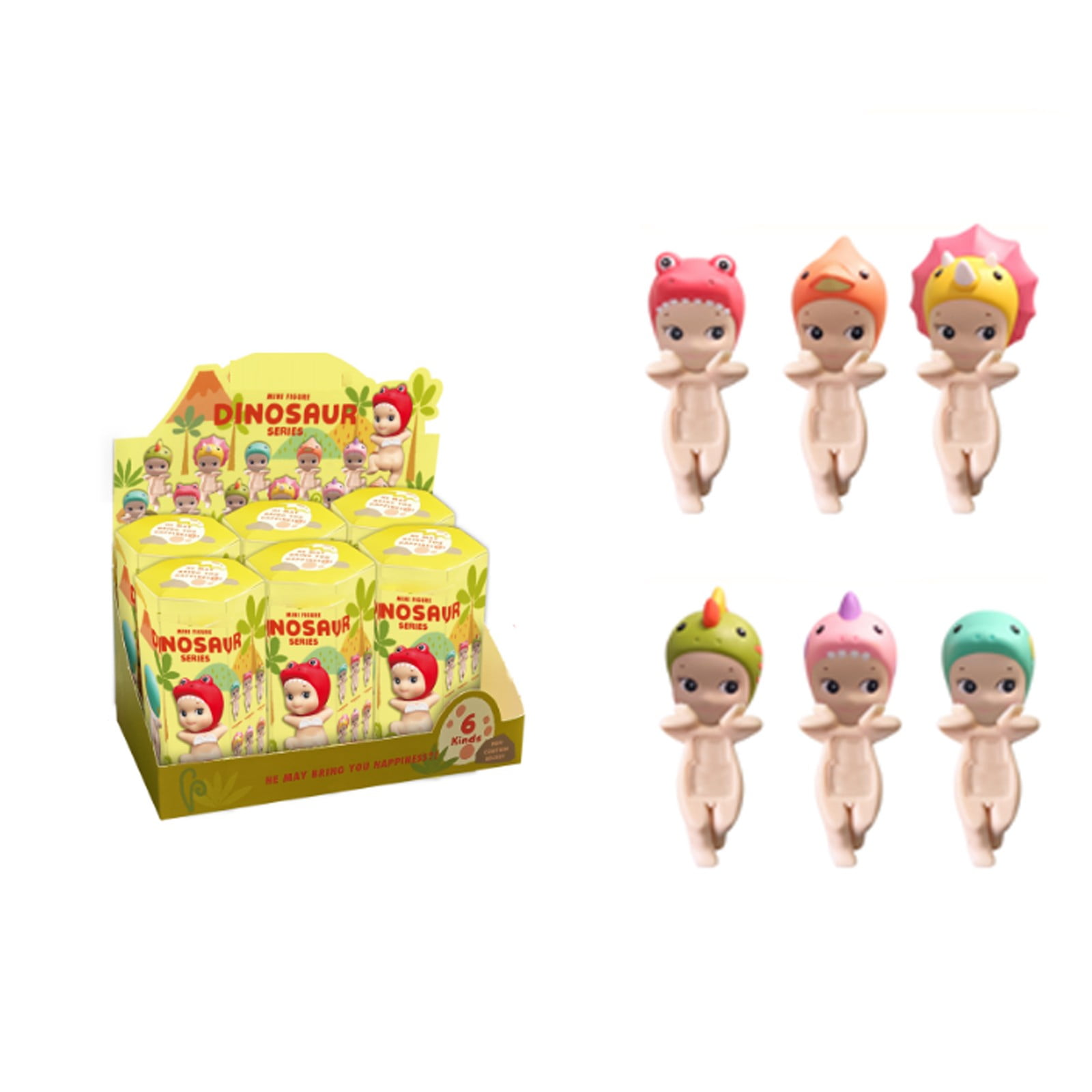 Sonny Angel Hippers Looking Back Series, Angel Mini Figures Doll, Angel ...