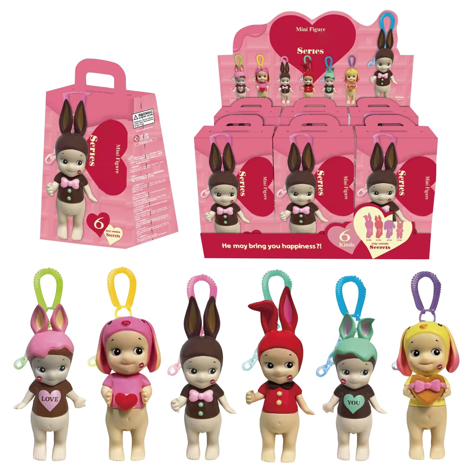 Sonny Angel Keychain, Sonny Angel Phone Topper, Sonny Angel Hippers ...