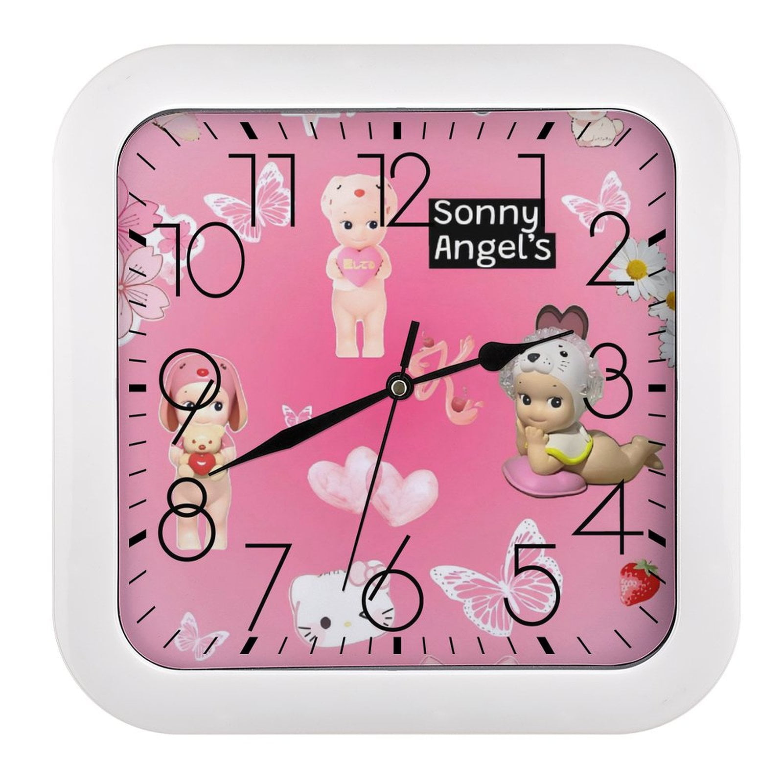 Sonny Angel Square wall clock battery operated decorative - Walmart.com