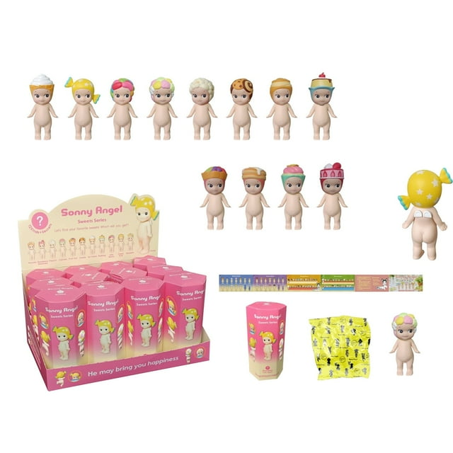 Sonny Angel Sweet Series - Original Mini Figure- 12 pcs Sealed Blind Box (Sweets Series,Standing ...
