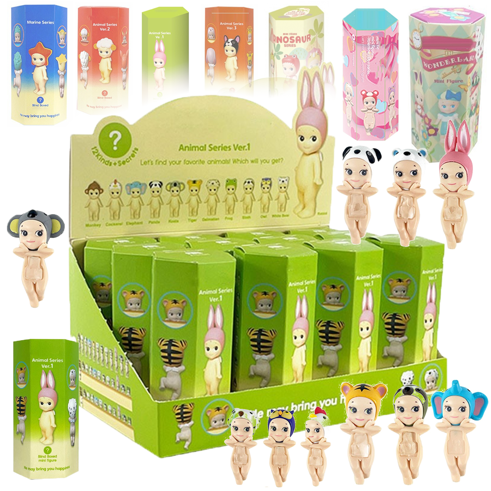 Sonny Angels Figure Animal Series 1 Sonny Angel Babies Hippers Series ...