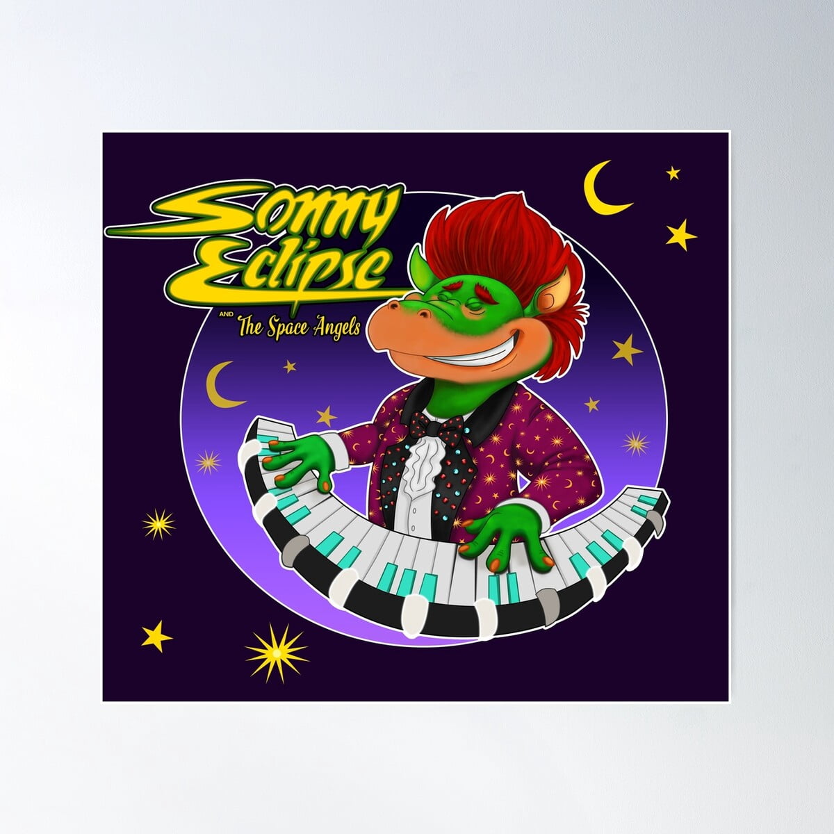 Sonny Eclipse And The Astro Organ Poster Wall Art, Modern Wall Decor ...
