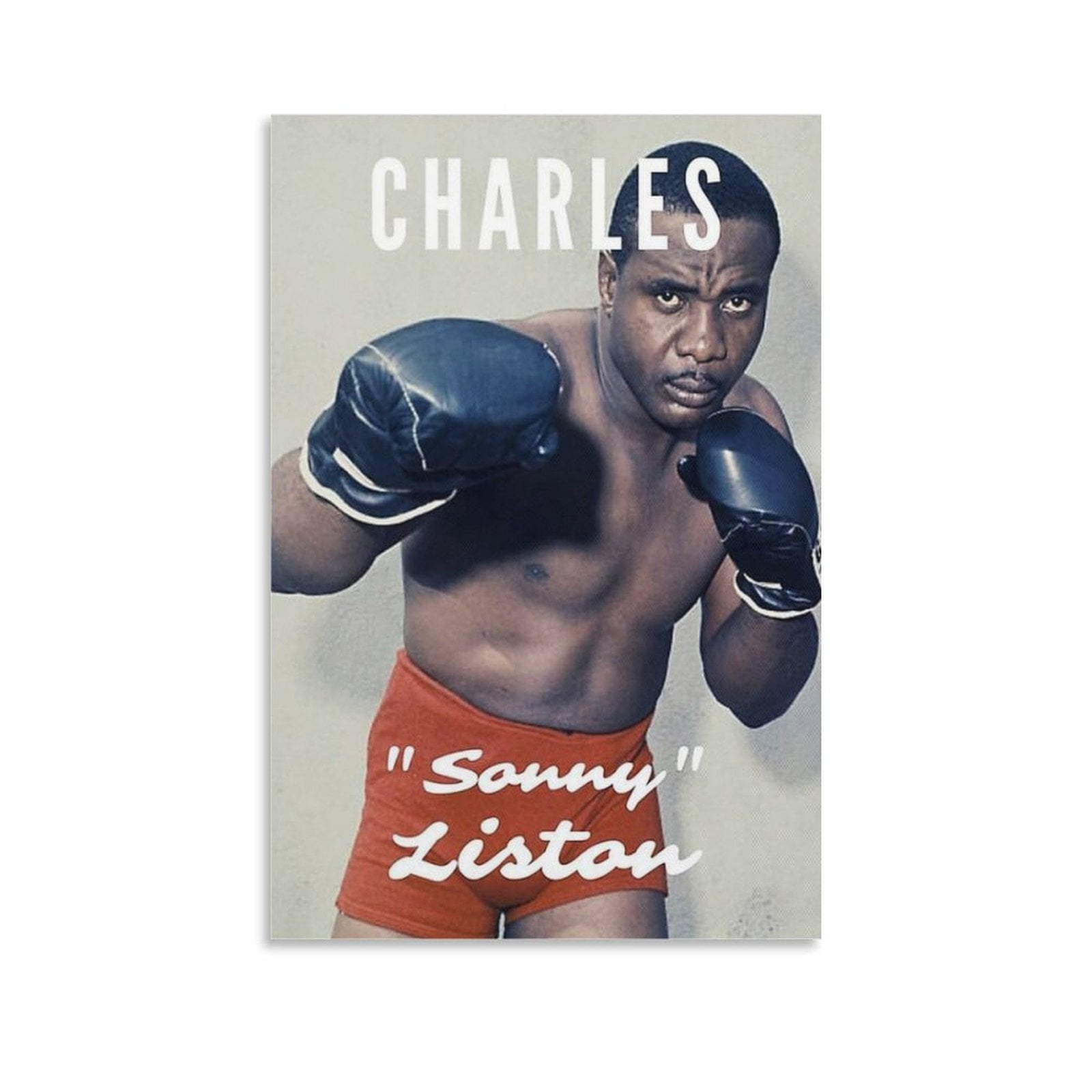 Sonny Liston Boxer Poster Canvas Poster Posters Art Print Wall Photo ...