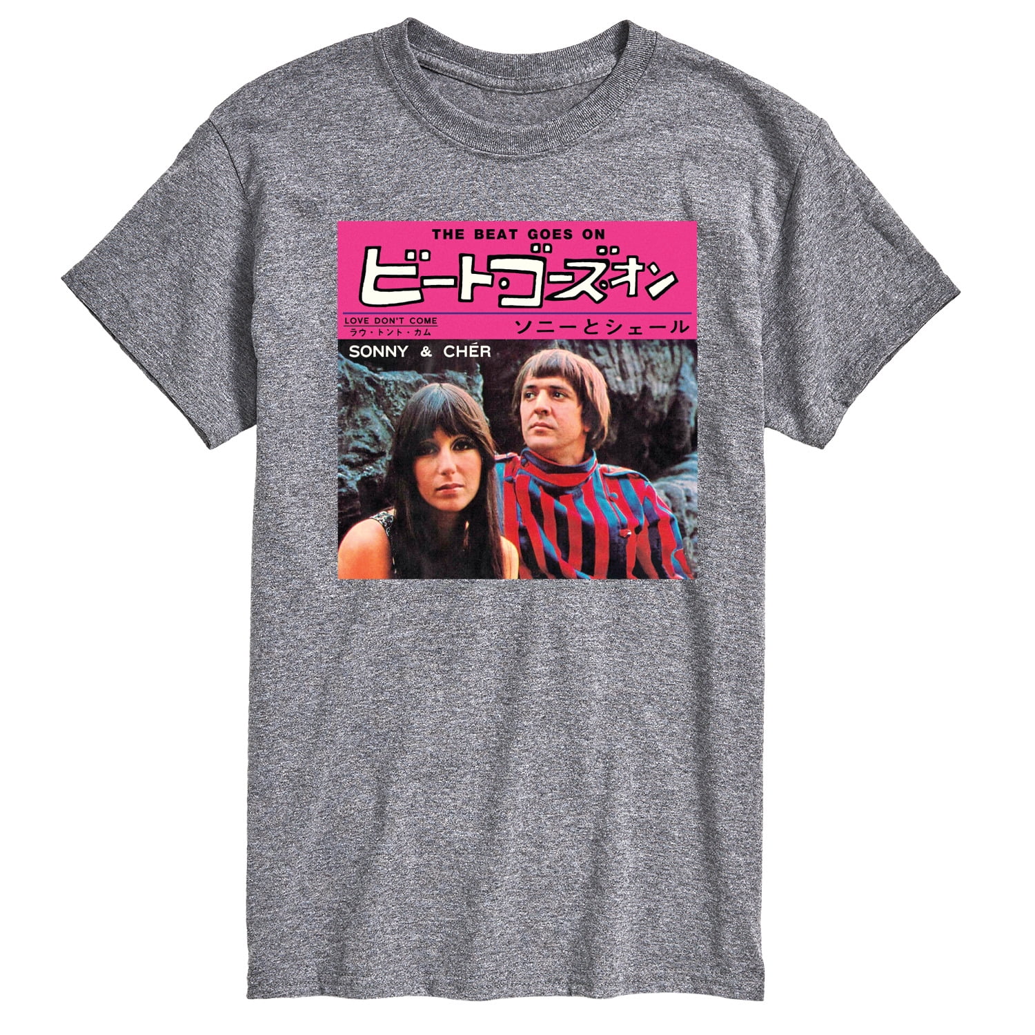 Sonny and Cher - The Beat Goes On Japan - Men's Short Sleeve Graphic T ...
