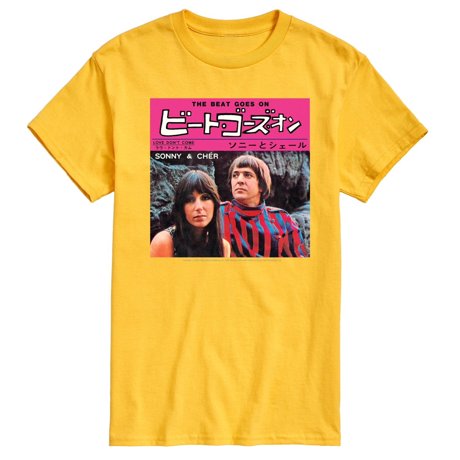 Sonny and Cher - The Beat Goes On Japan - Men's Short Sleeve Graphic T ...