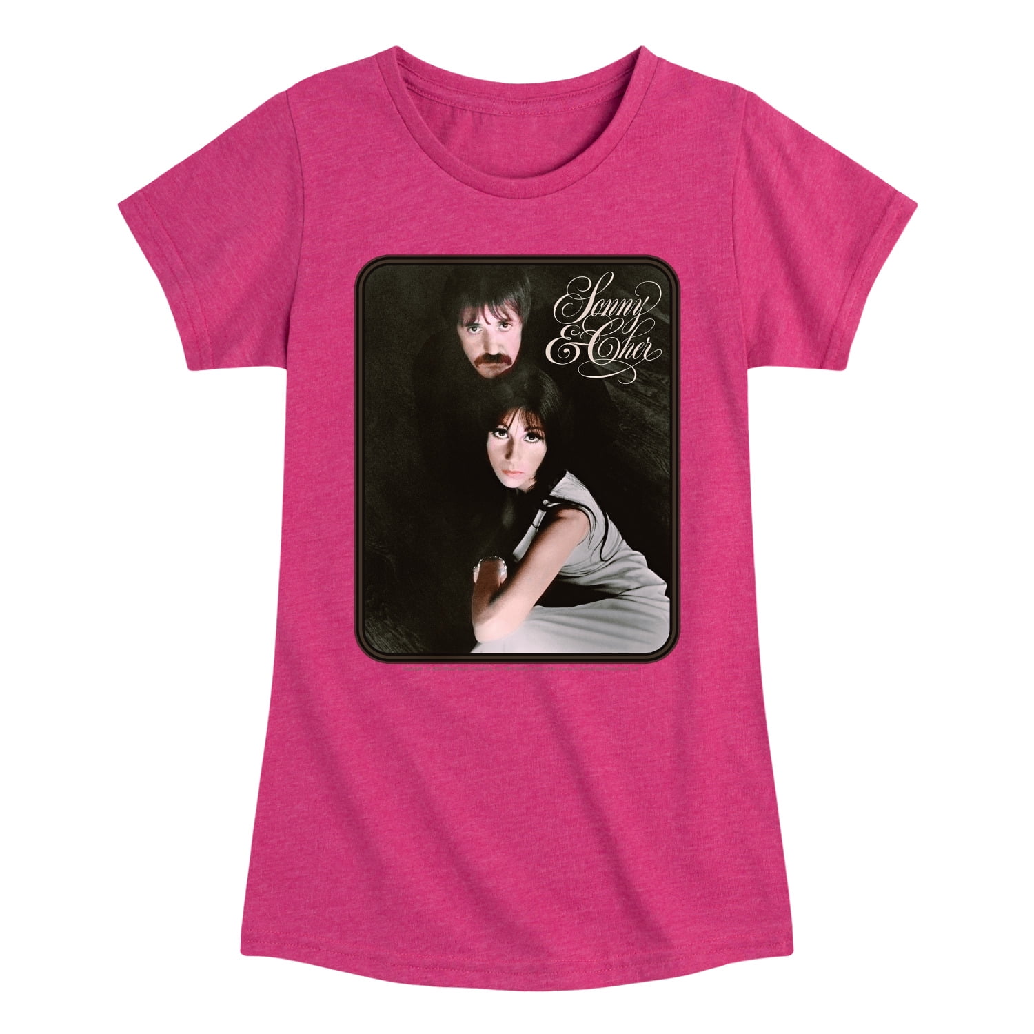 Sonny and Cher - The Two Of Us - Toddler And Youth Girls Fitted Short ...
