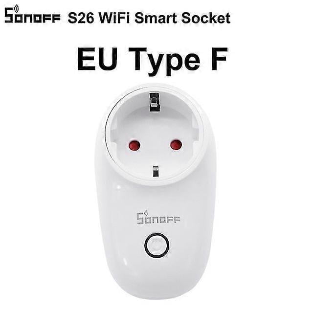 Sonoff S26 Wifi Smart Socket Eu/us/uk/cn/au Wireless Plug Power Sockets ...