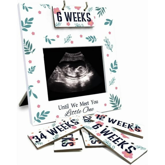 Sonogram Picture Frame Leaf and Wildflower Ultrasound Picture Frame ...