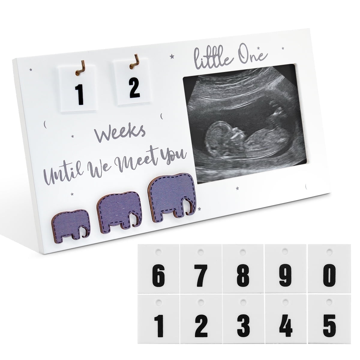 Sonogram Picture Frame Ultrasound Photo Frame with Countdown Weeks ...