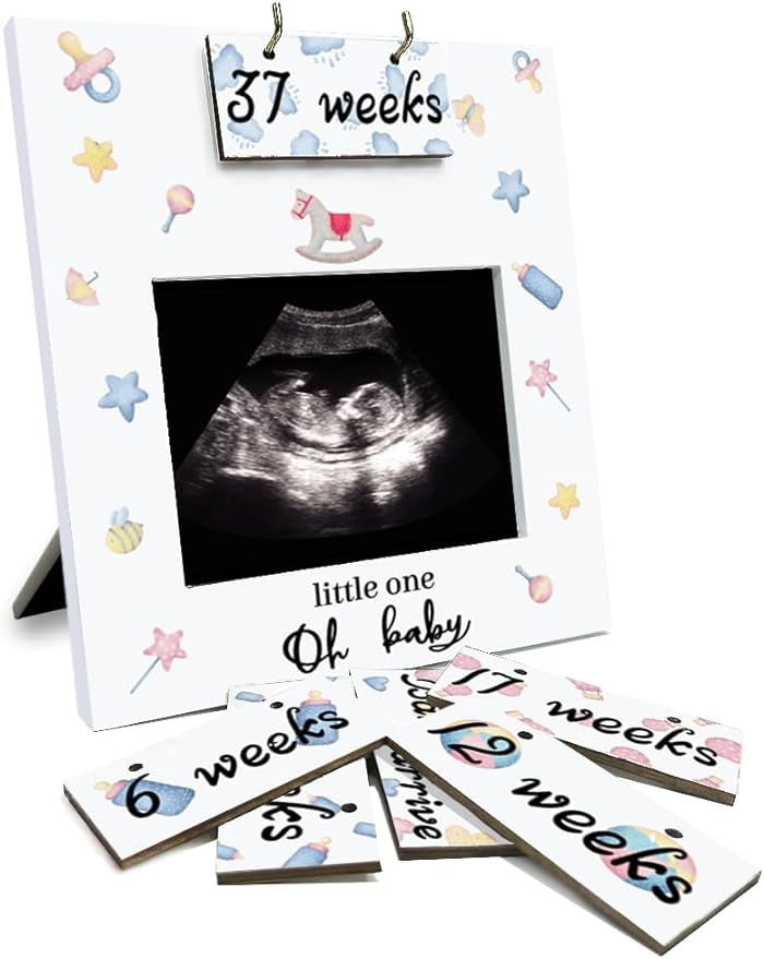 Sonogram Picture Frame Ultrasound Picture Frame with Baby Countdown ...