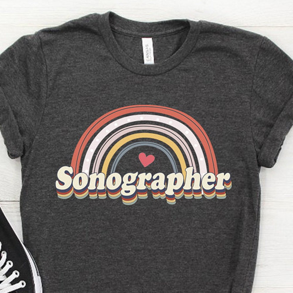Sonographer Shirt, Sonography Gift, Sonograph Nurse, Ultrasound Tech ...
