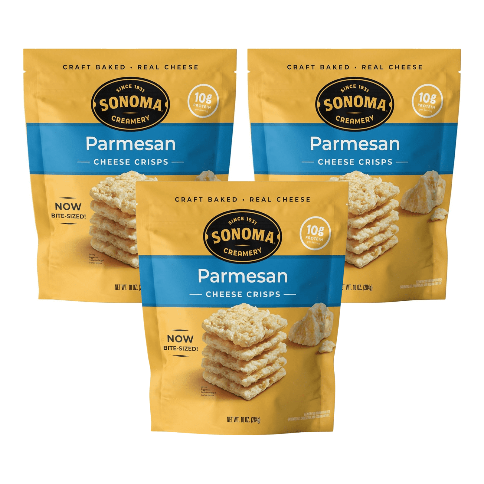 Sonoma Creamery Cheese Crisps, Parmesan, | Savory Snack Cracker | High ...