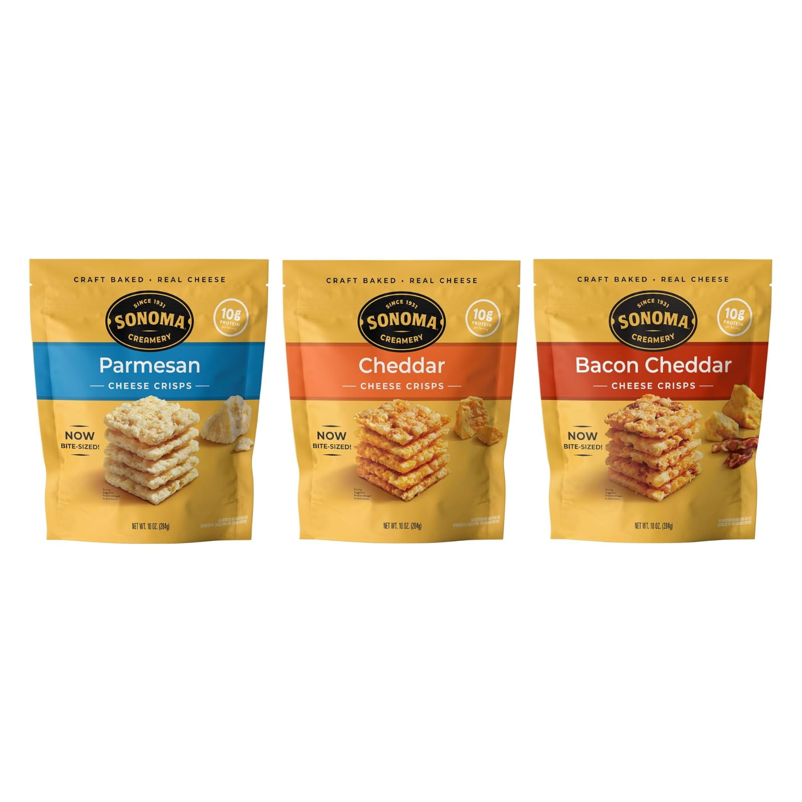 Sonoma Creamery Cheese Crisps SSF20 - High Protein, Low Carb, Gluten ...