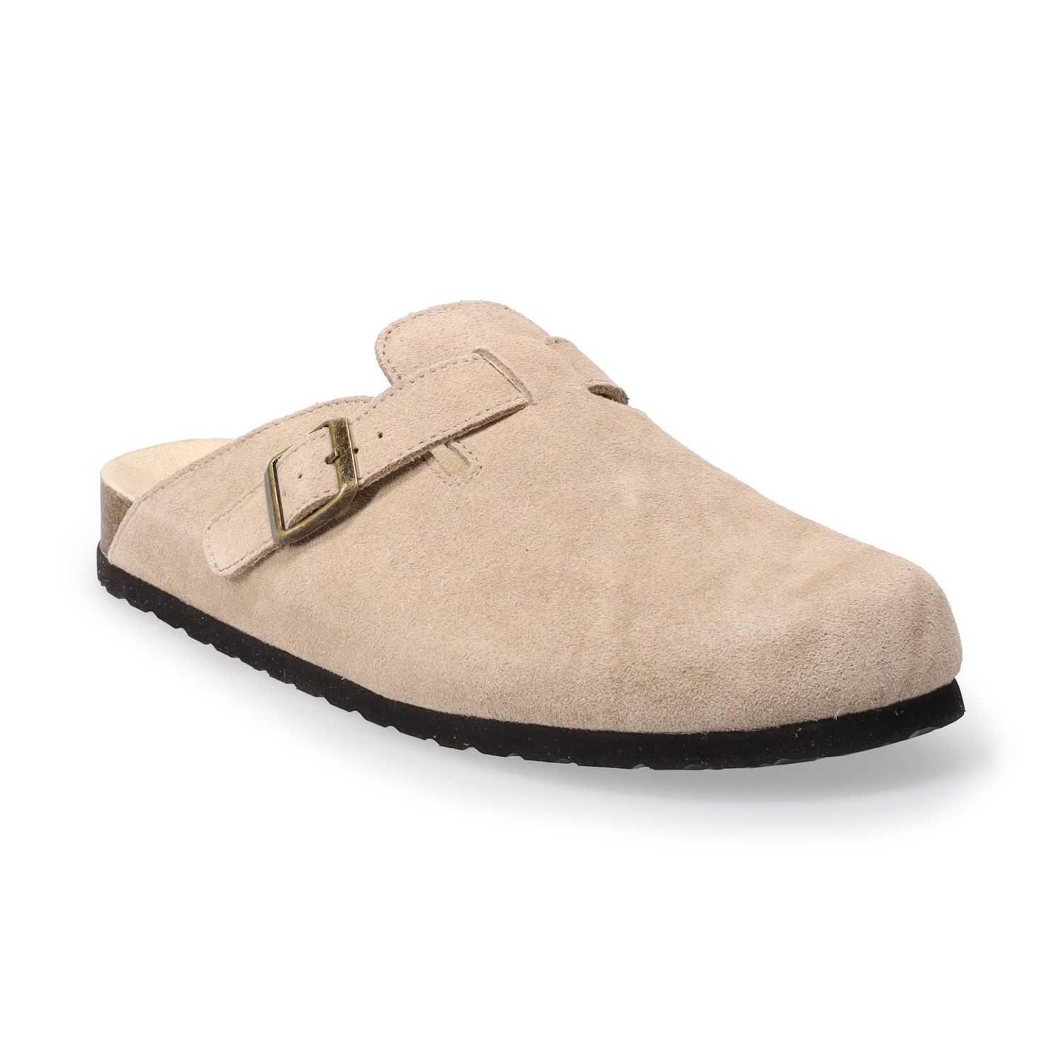 Sonoma Goods For Life® Niklaus Men's Suede Clogs Color: Light Beige ...
