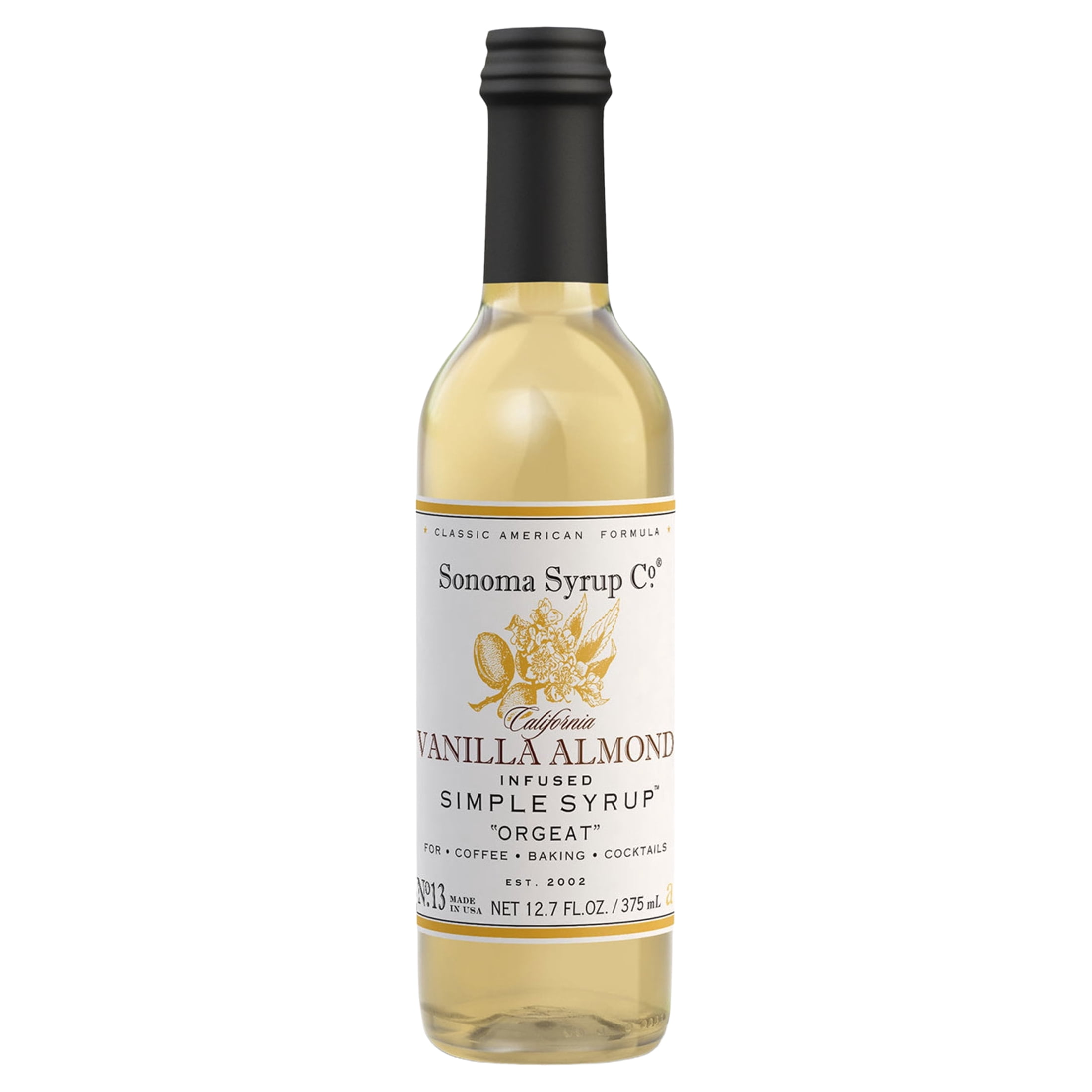 Sonoma Syrup Co Vanilla Almond Simple Syrup - Walmart.com