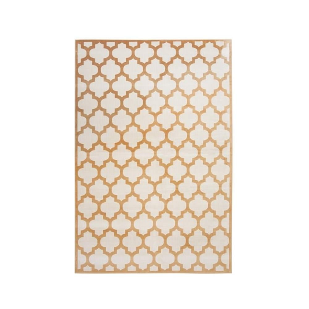 Abacasa Sonoma Trellis Tangerine-Ivory 8x11 Area Rug - Walmart.com