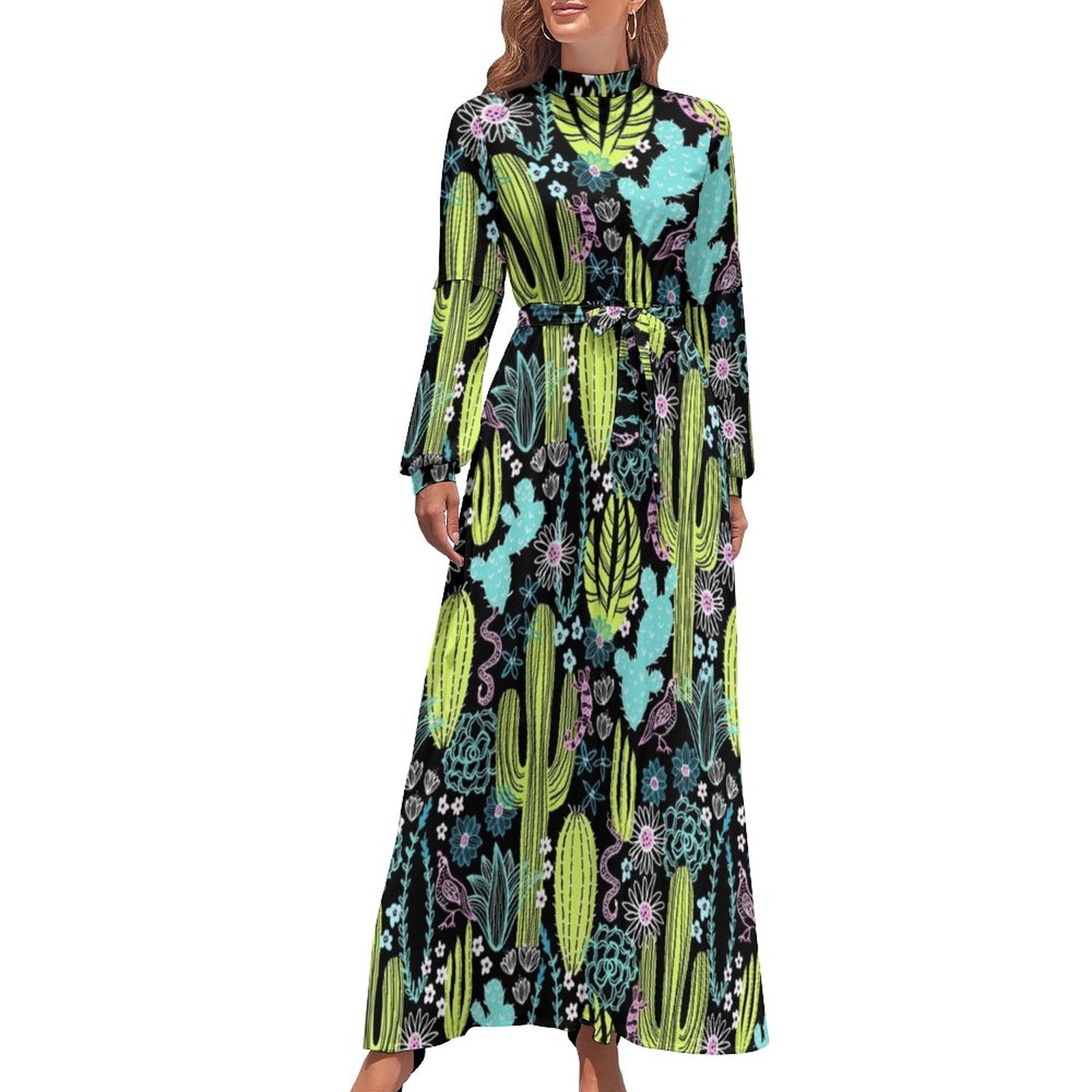 Sonoran Landscape Long Dress dresses for womens 2024 evening dress ...