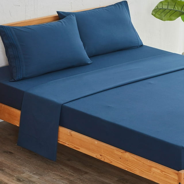 Sonoro Kate 1800 Thread Count Microfiber Bed Sheet Set Deep Pocket 4