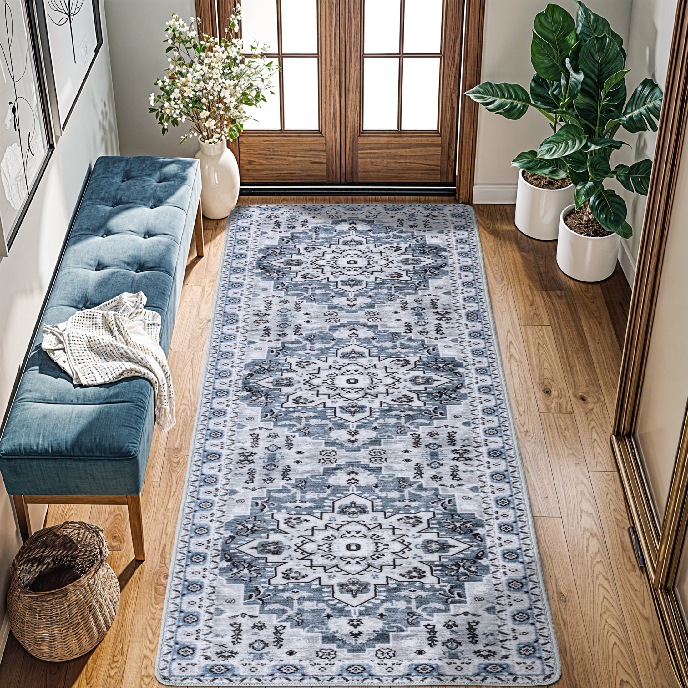 Sonoro Kate 2x10 Area Rugs for Living Room Bedroom, Non Slip Boho ...