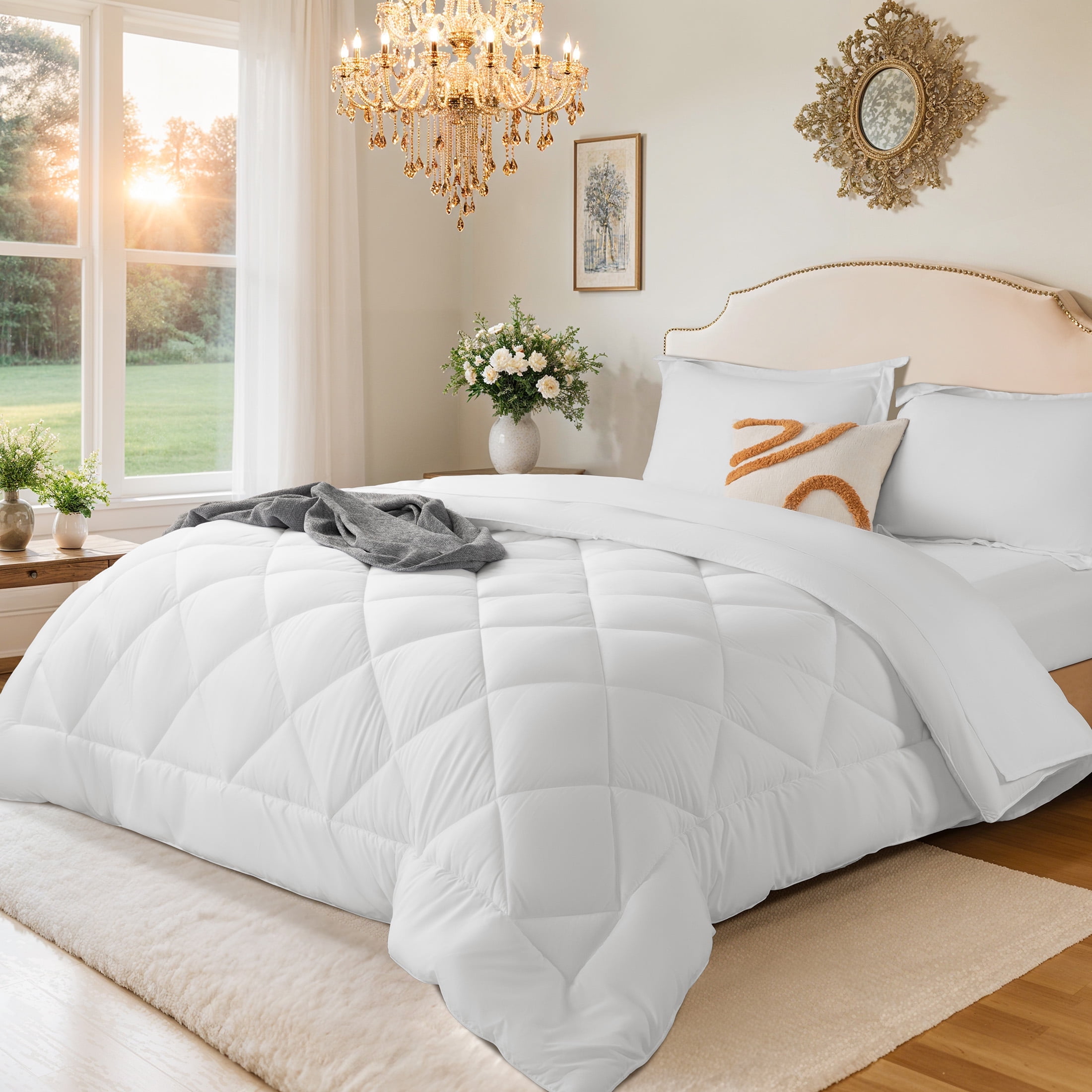 Sonoro Kate 5 Pieces Twin Comforter Set, Bed in a Bag for All Seasons ...
