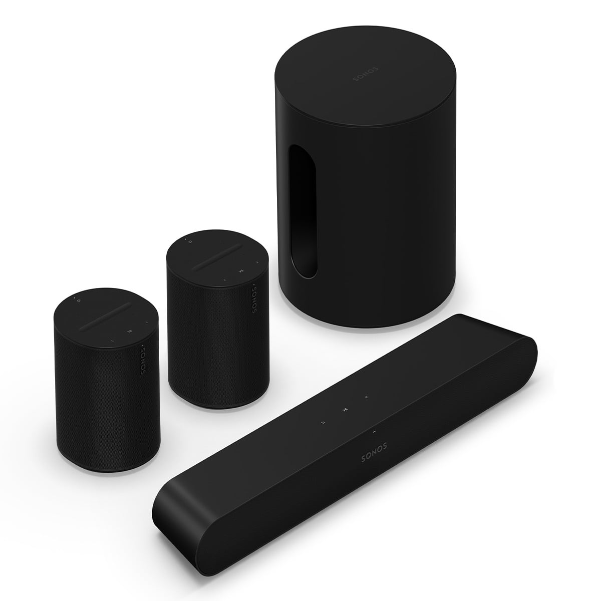 Sonos Home Theatre Set - Compact Ray Soundbar, Mini Subwoofer & Era 100 ...