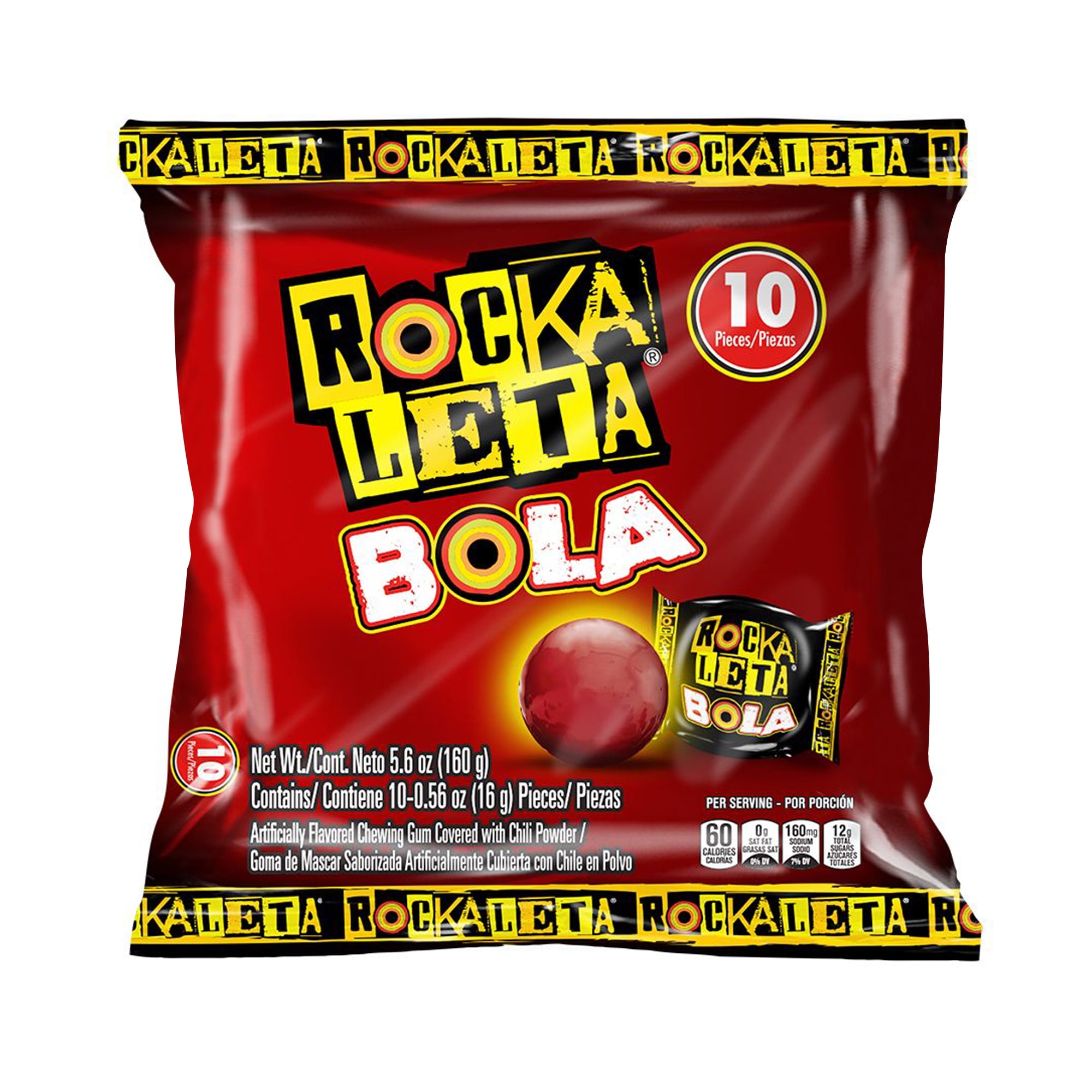 Sonric's Rockaleta Bola Gumballs, Mexican Gumball Candy, 10 Ct ...