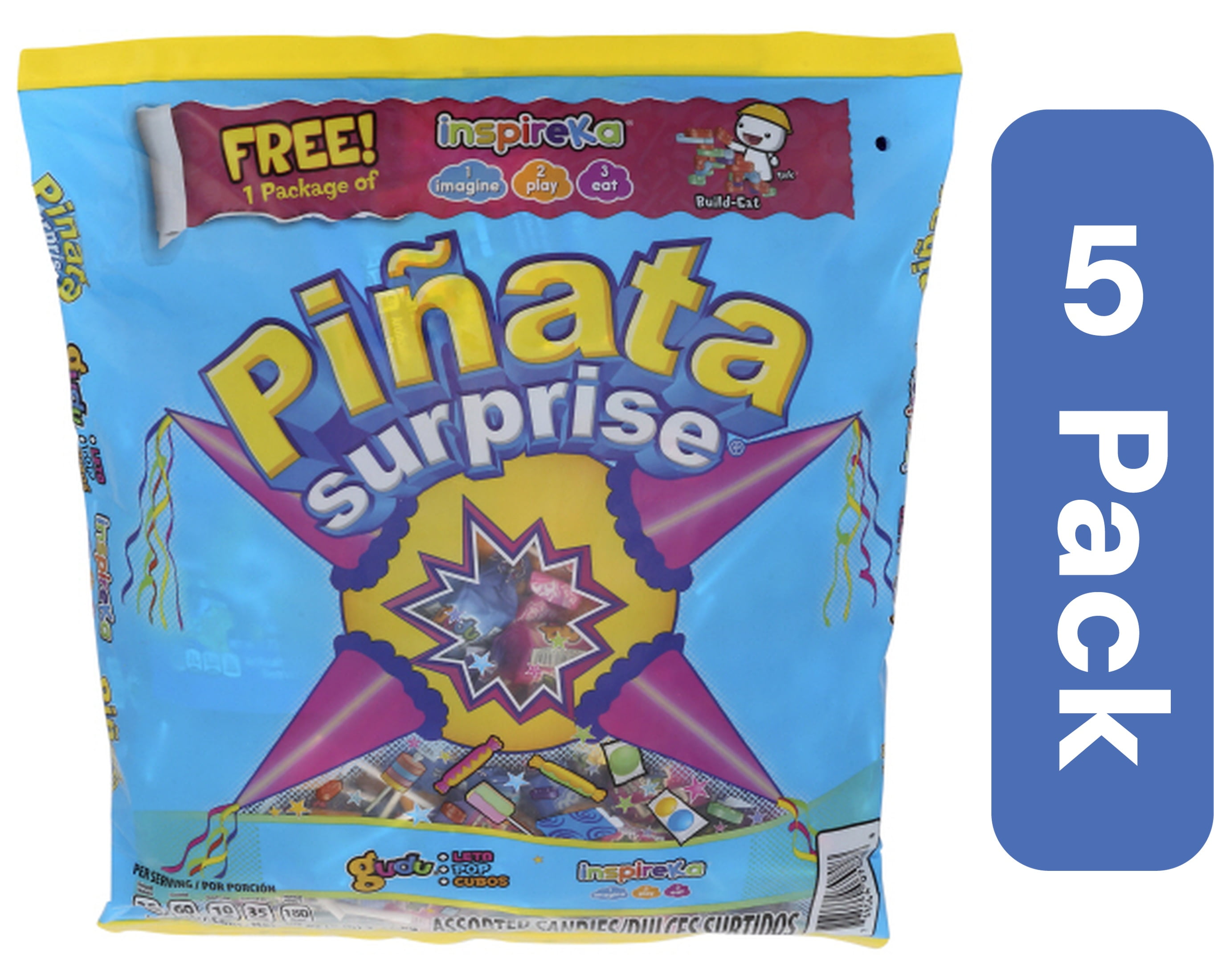 Sonrics Pinata Candy Bag 4.4 lb (Pack Of 5) - Walmart.com
