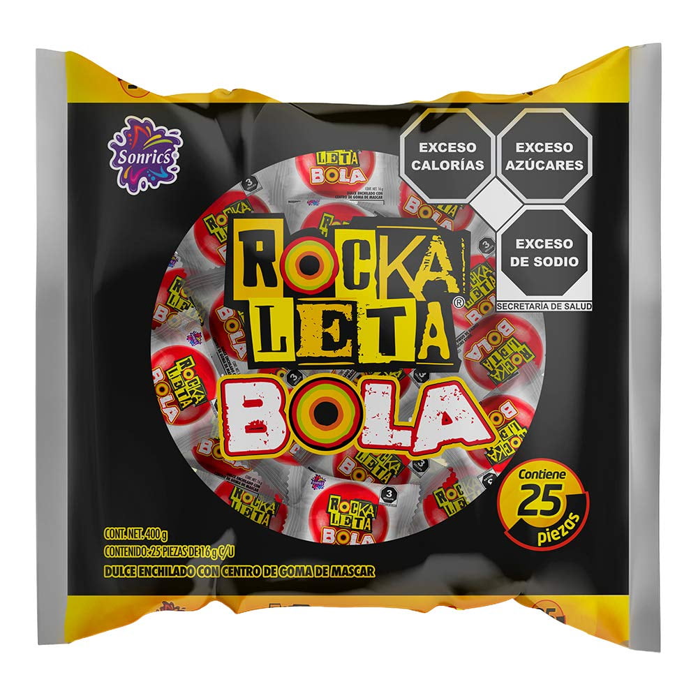 Sonrics Rockaleta Bola Bag, Mexican Candy with Chili Layers and a ...