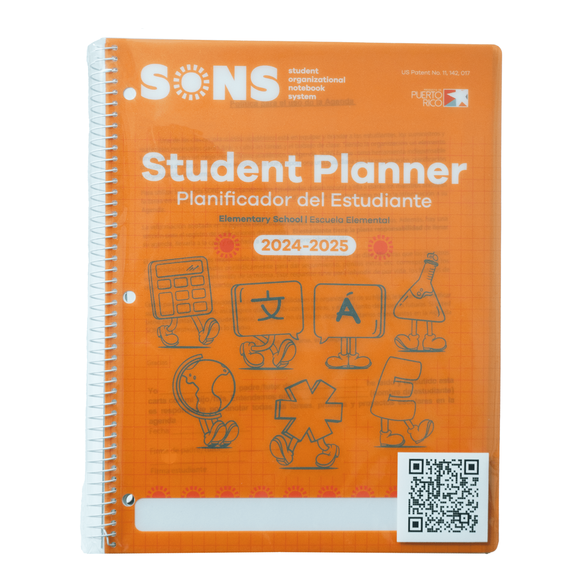 Sons, Elementary Student Yearly Planner, 2024-2025, 11in - Walmart.com
