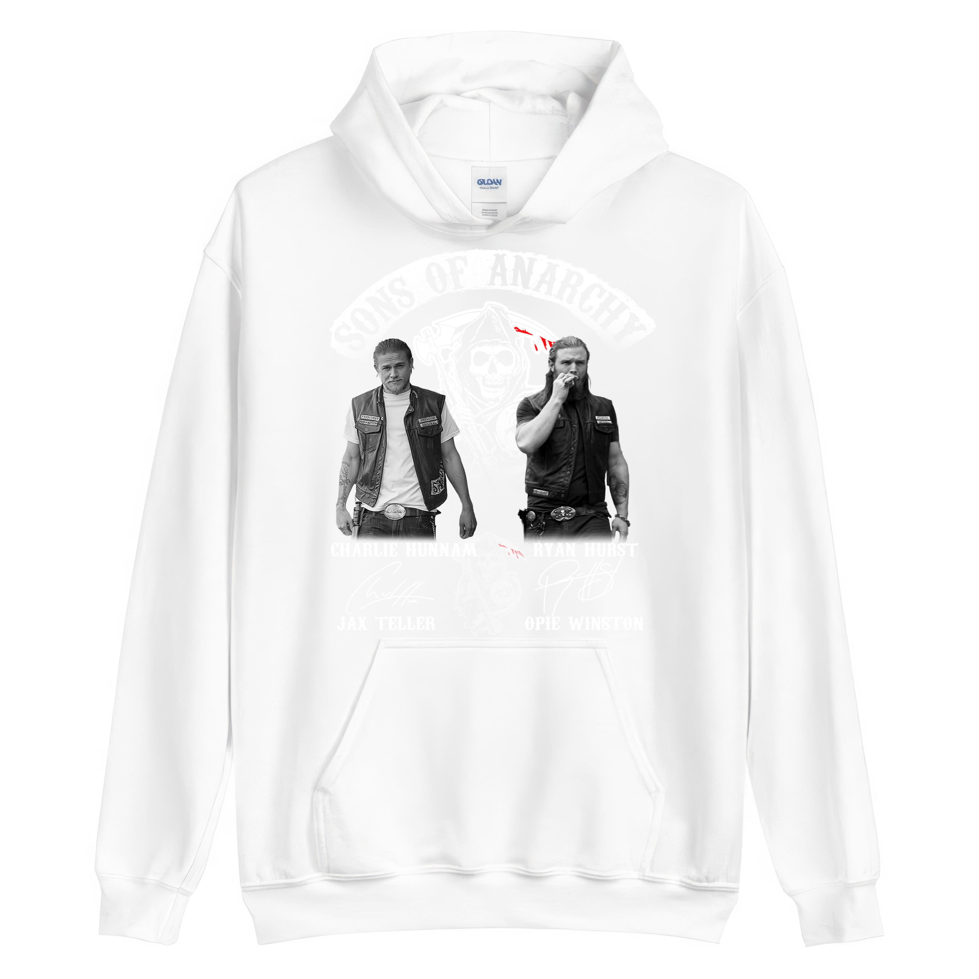 Sons Of Anarchy Charlie Hunnam Ryan Hurst Signature T Shirt Vintage Men ...