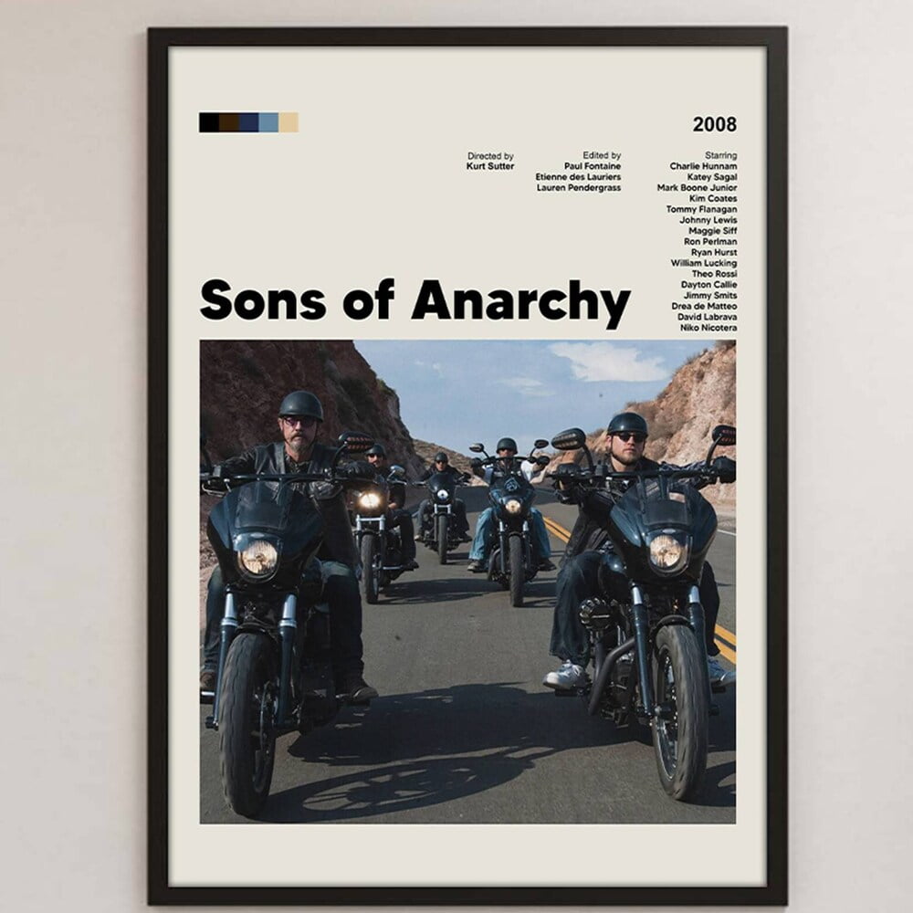 Sons Of Anarchy Movie Minimal Poster, Sons Of Anarchy Poster, Jax Teller Opie Winston Poster ...
